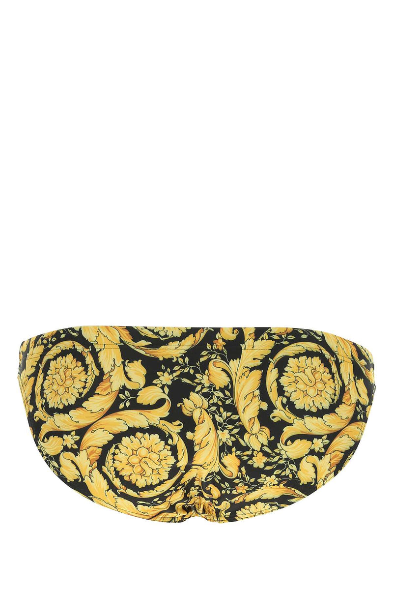 Versace Printed Stretch Polyester Slip Brief | Balardi