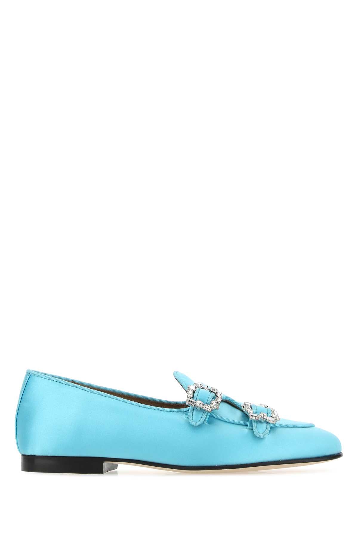 Edhen Milano Light Blue Satin Brera Loafers – Balardi