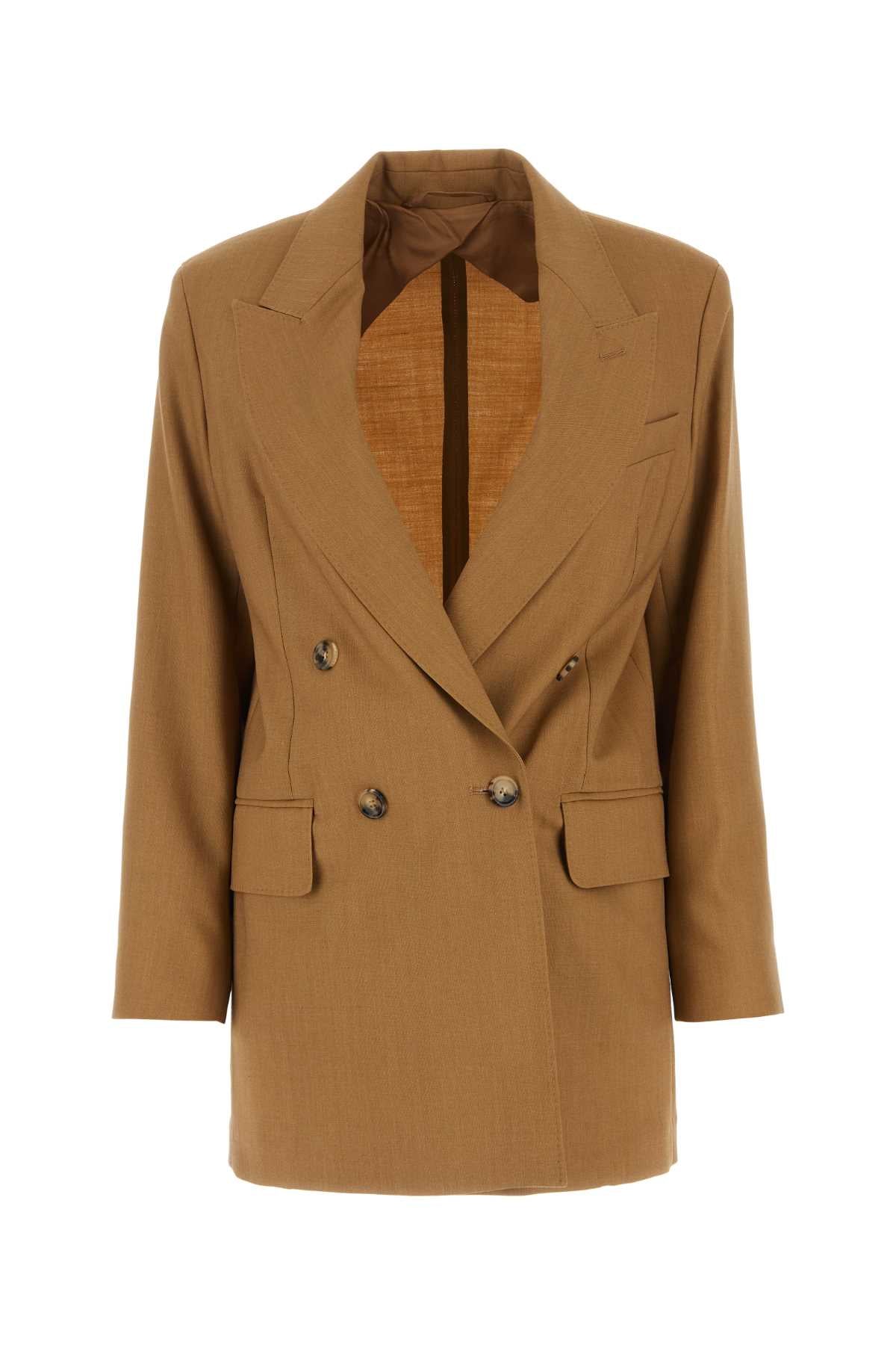 Max Mara Camel Twill Mirko Blazer – Balardi