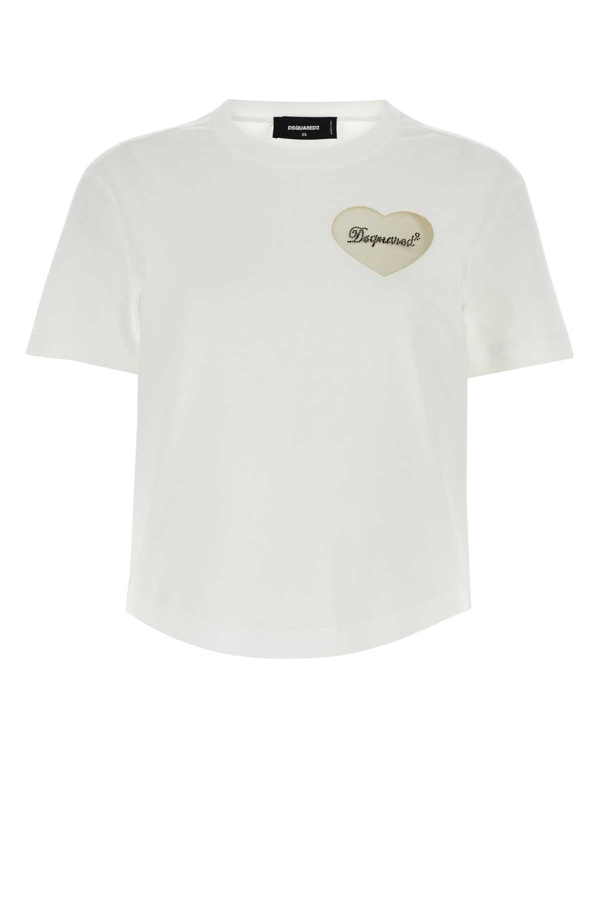 Dsquared White Jersey T Shirt – Balardi
