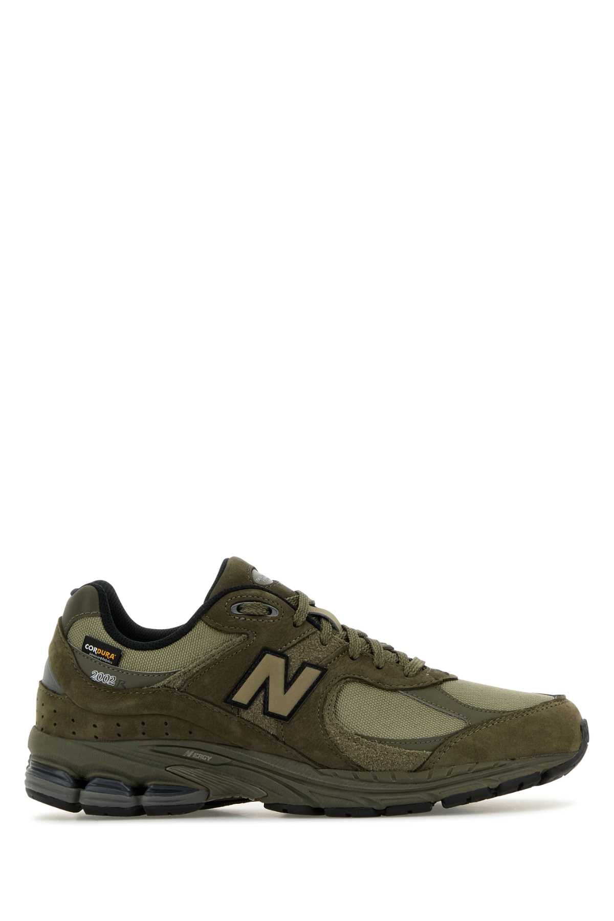 New Balance Army Green Suede And Mesh 2002 R Sneakers – Balardi