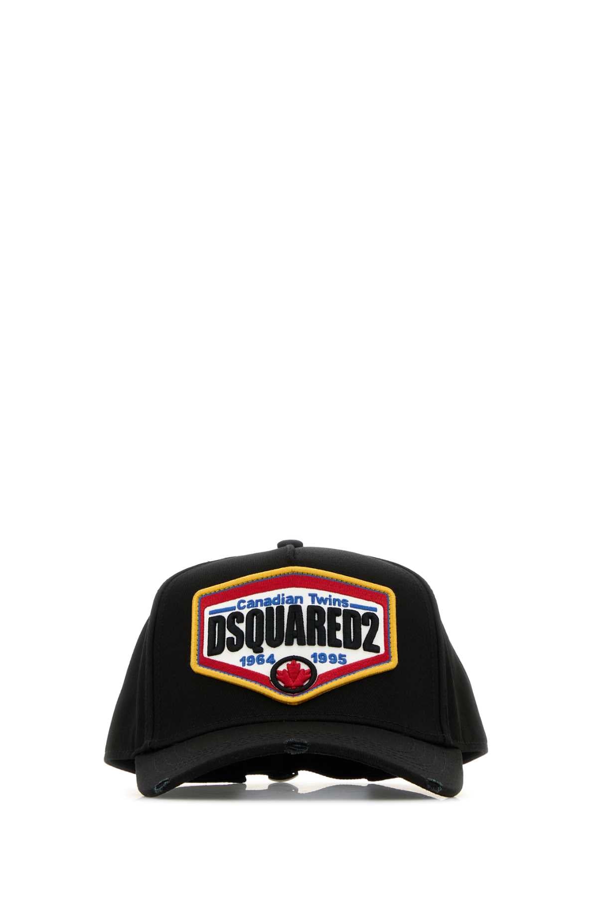 Dsquared Black Cotton Baseball Cap – Balardi