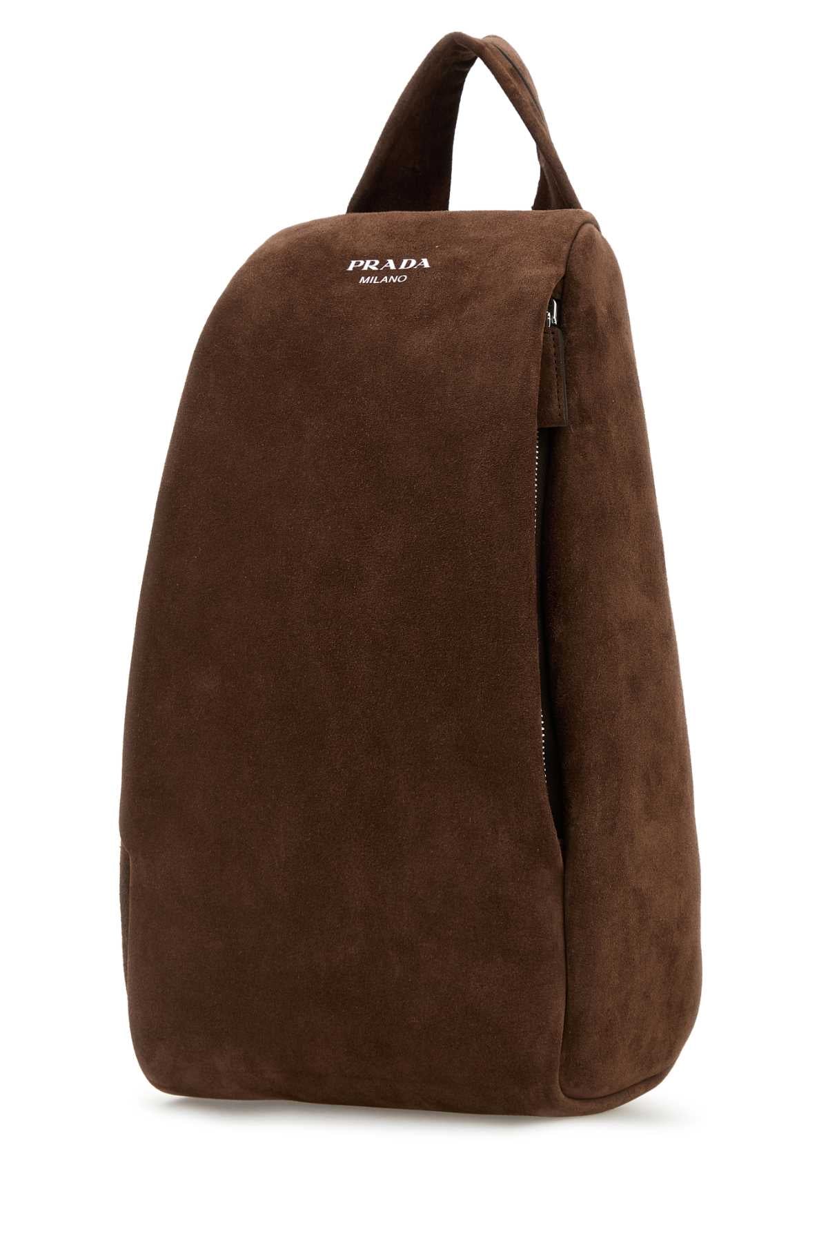 Prada Brown Suede Backpack – Balardi
