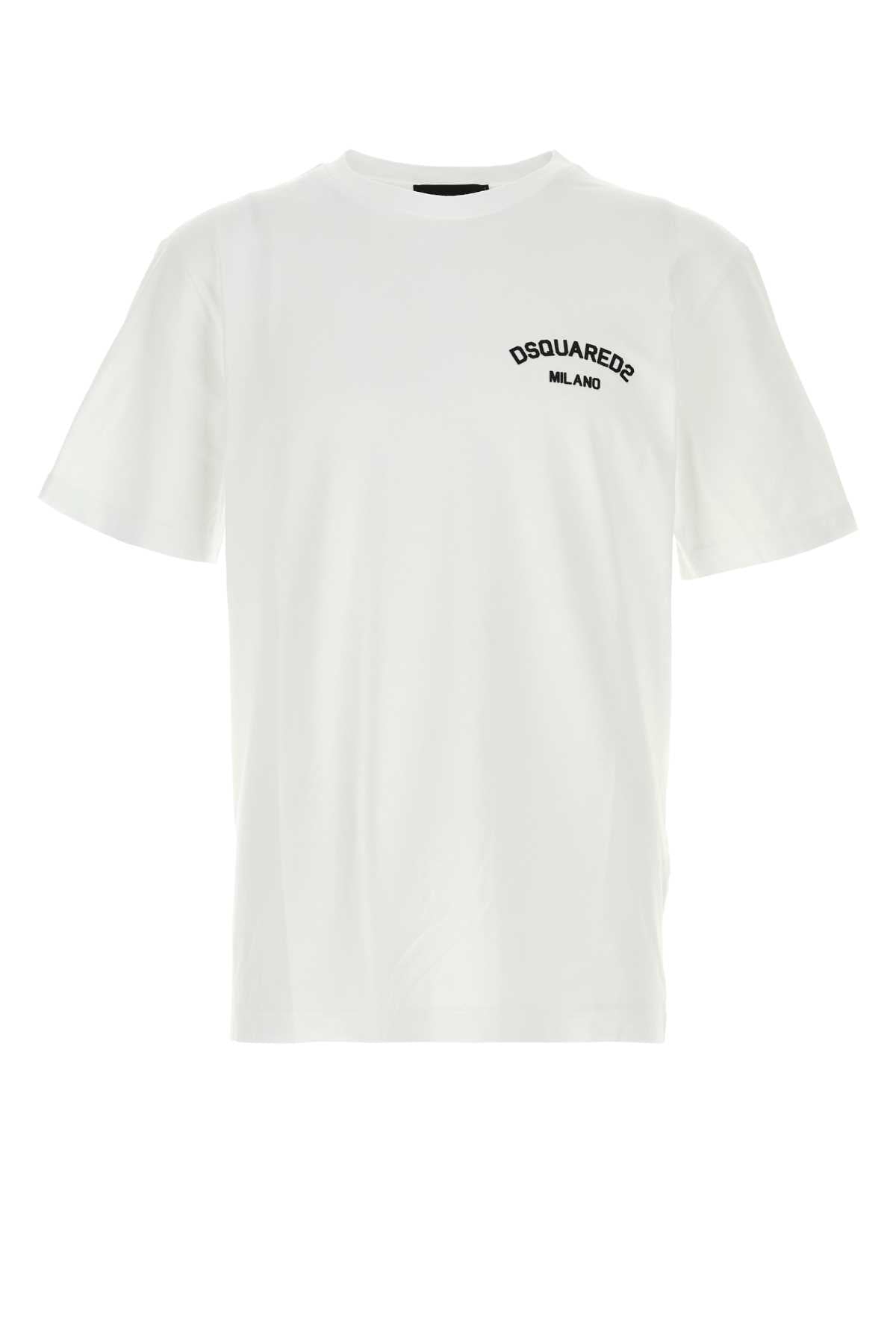 Dsquared White Cotton T Shirt – Balardi