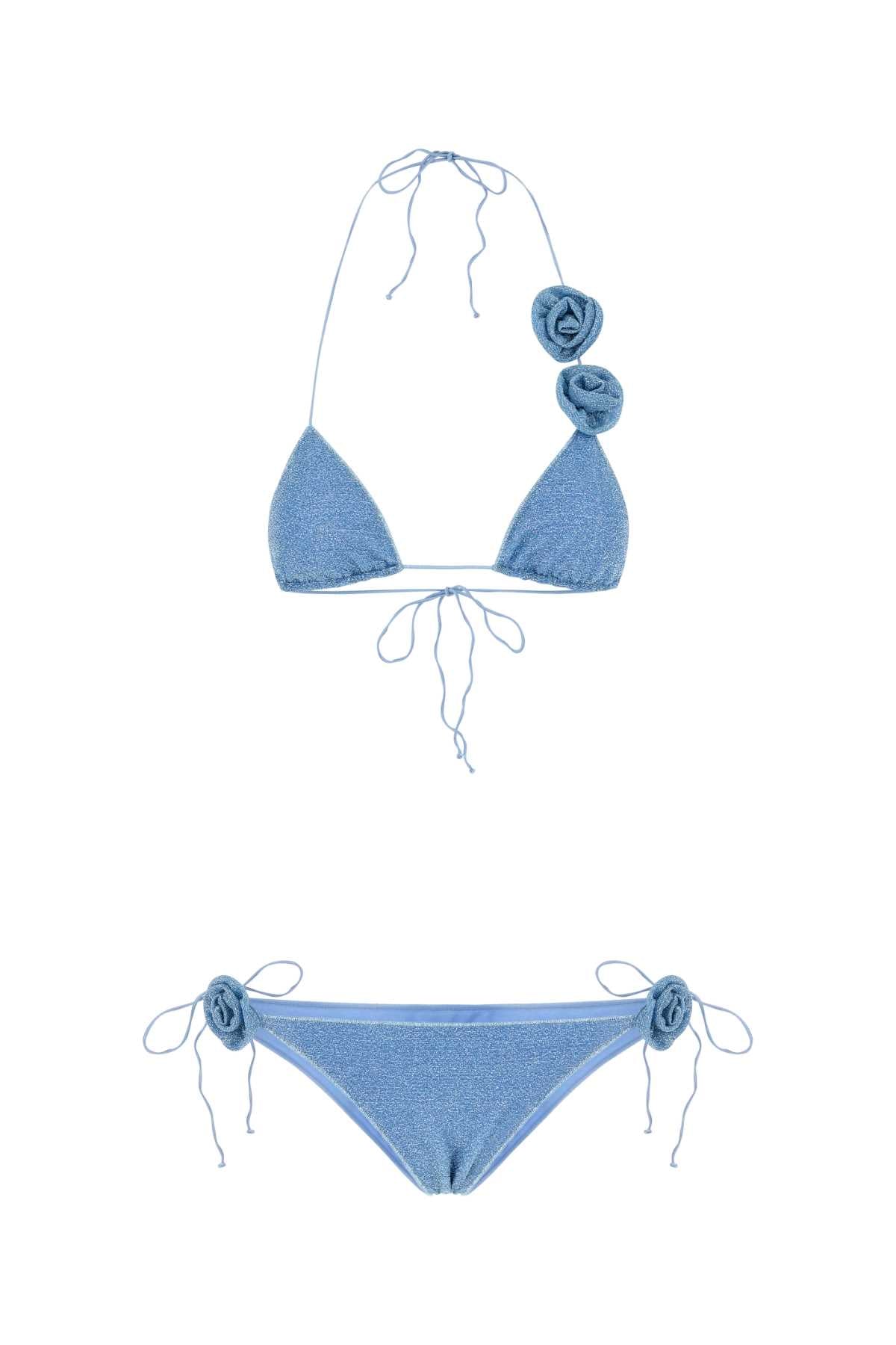 Oseree Light Blue Nylon Blend Bikini – Balardi
