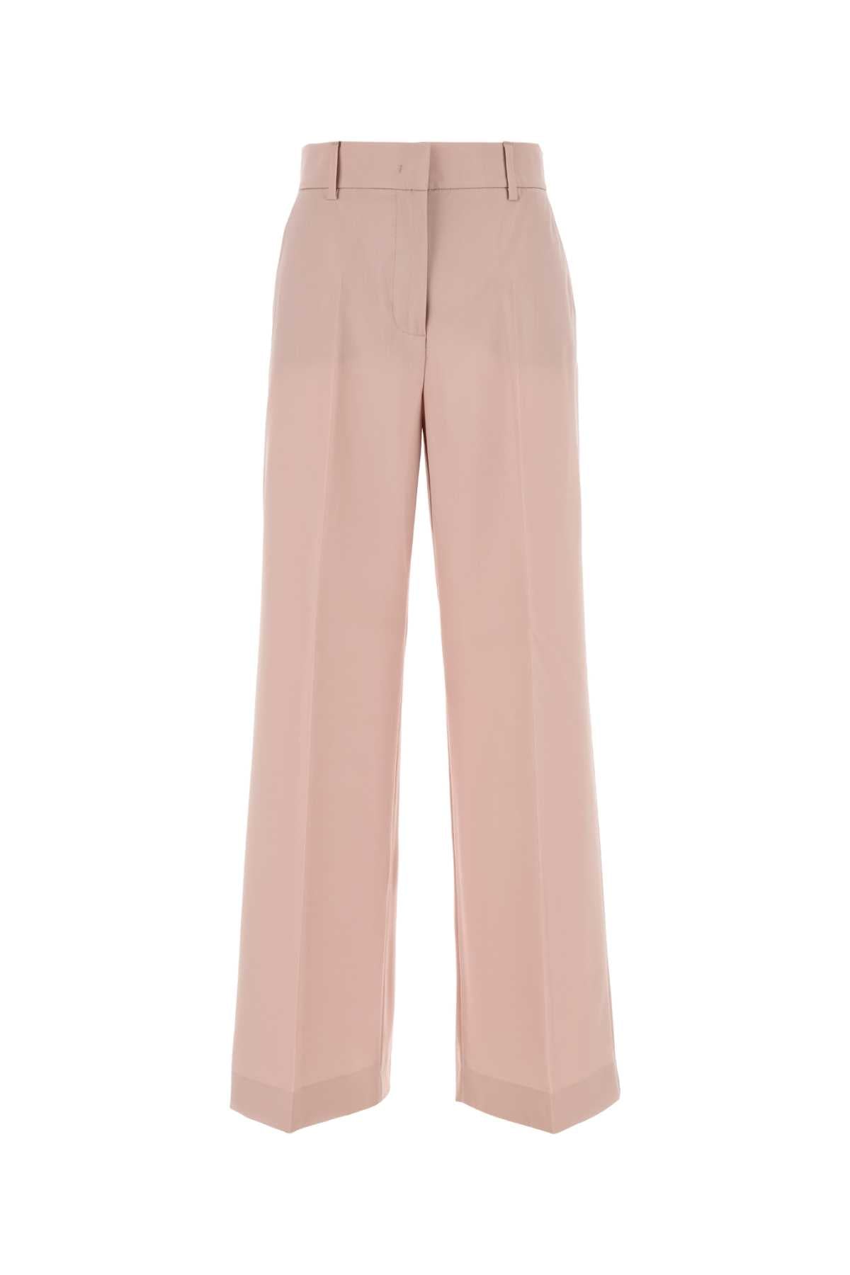 Weekend Light Pink Wool Visivo Palazzo Pant – Balardi