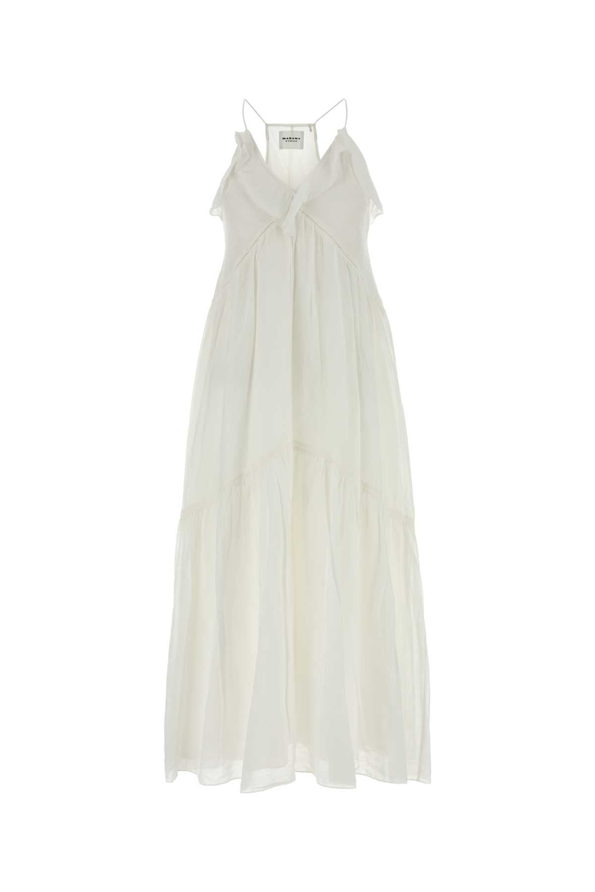 Isabel Marant Etoile White Cotton Blend Vasma Dress – Balardi