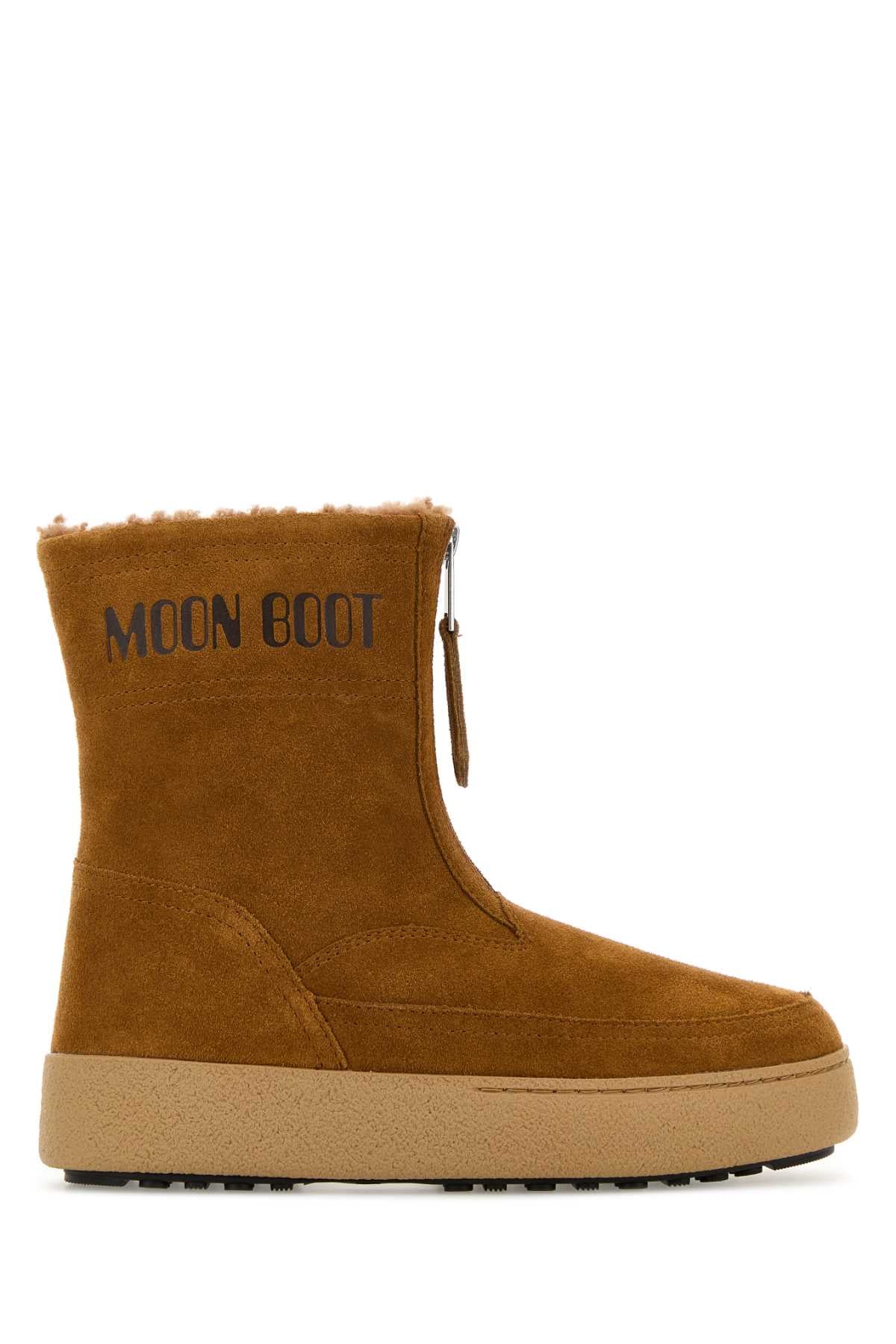 Moon Boot Caramel Suede L Track Lara Ankle Boots – Balardi