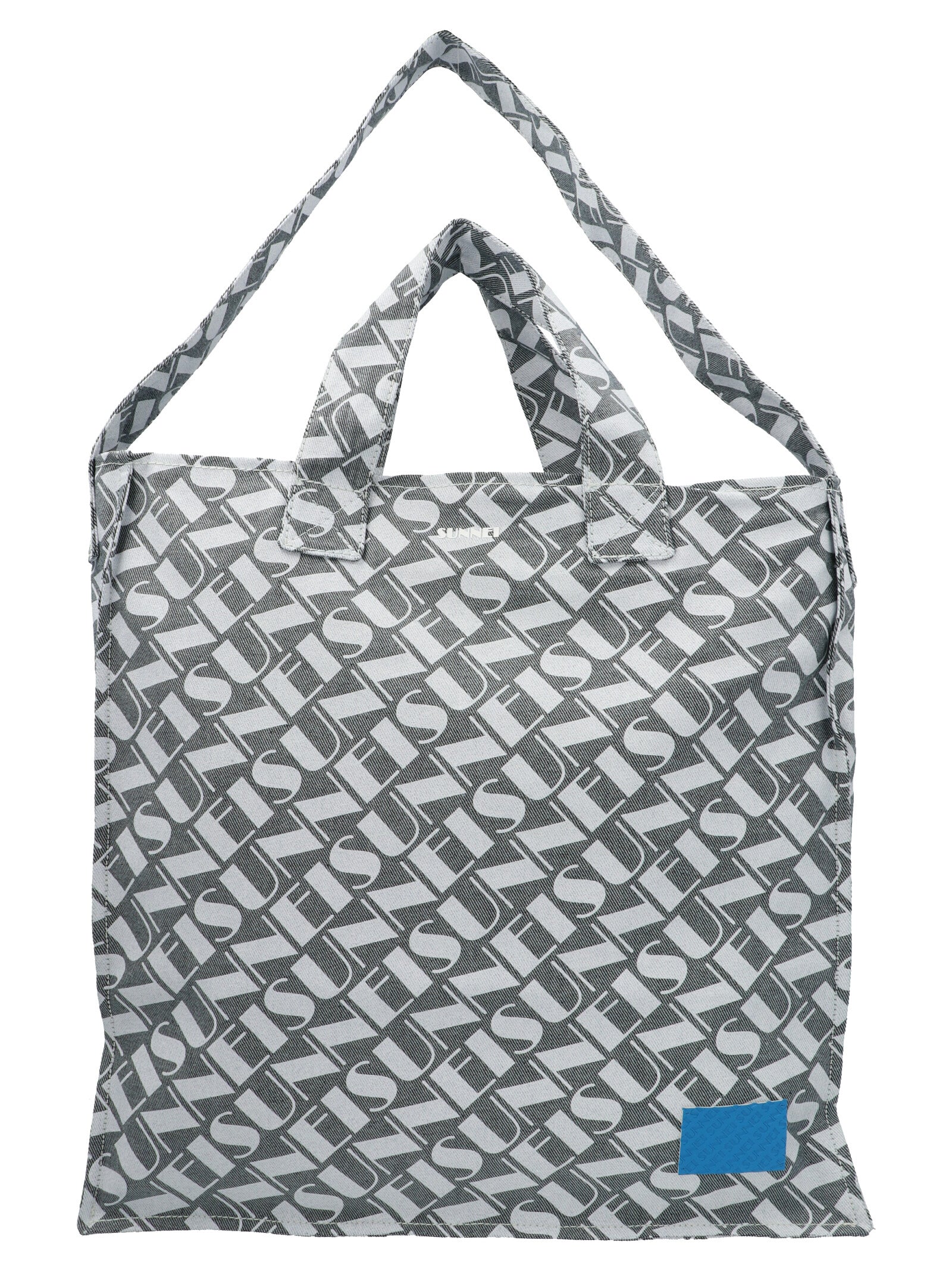 Sunnei Logo Print Denim Shopping Bag – Balardi