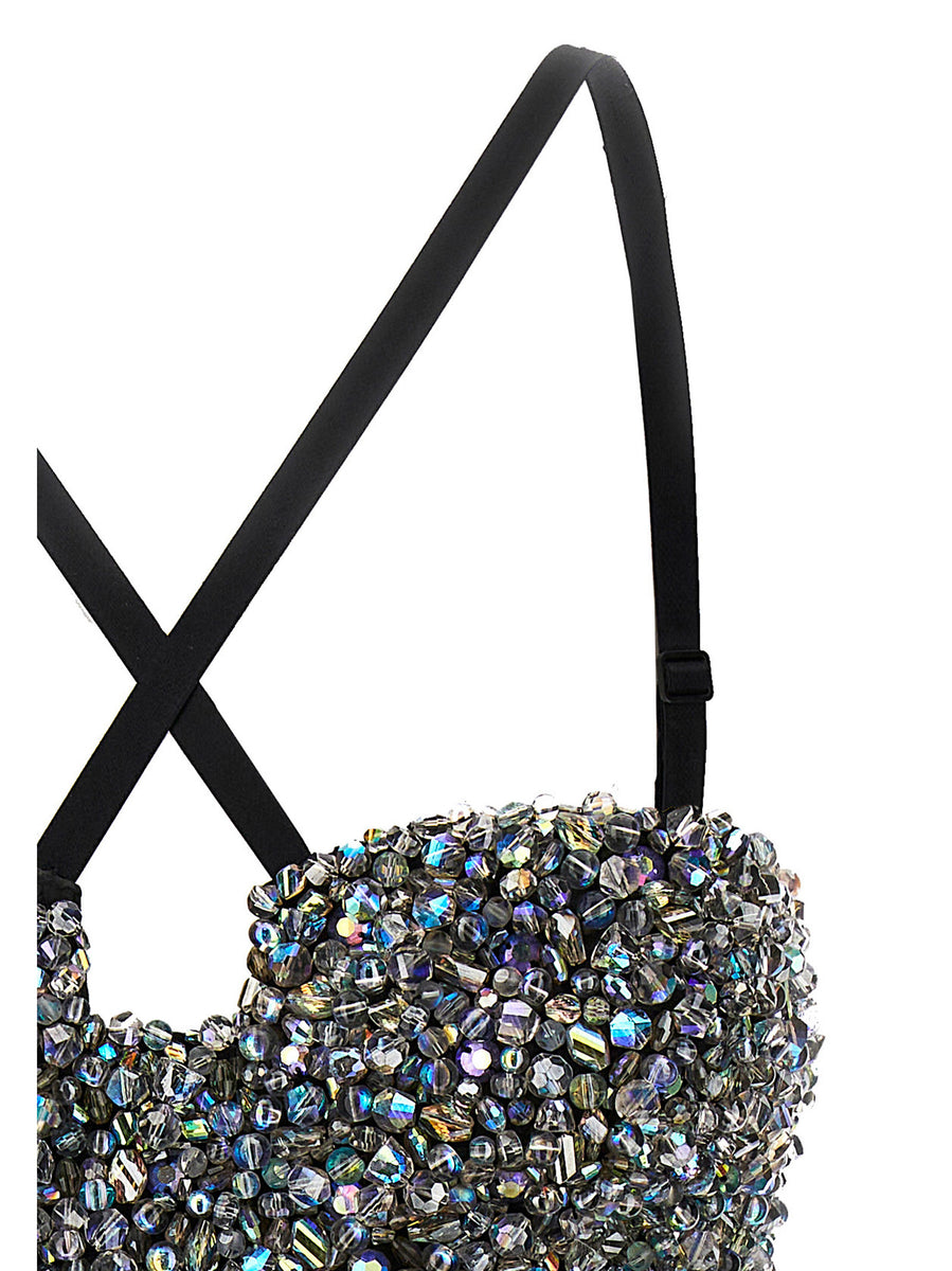 Dolce & Gabbana Sequin Bustier Top | Balardi