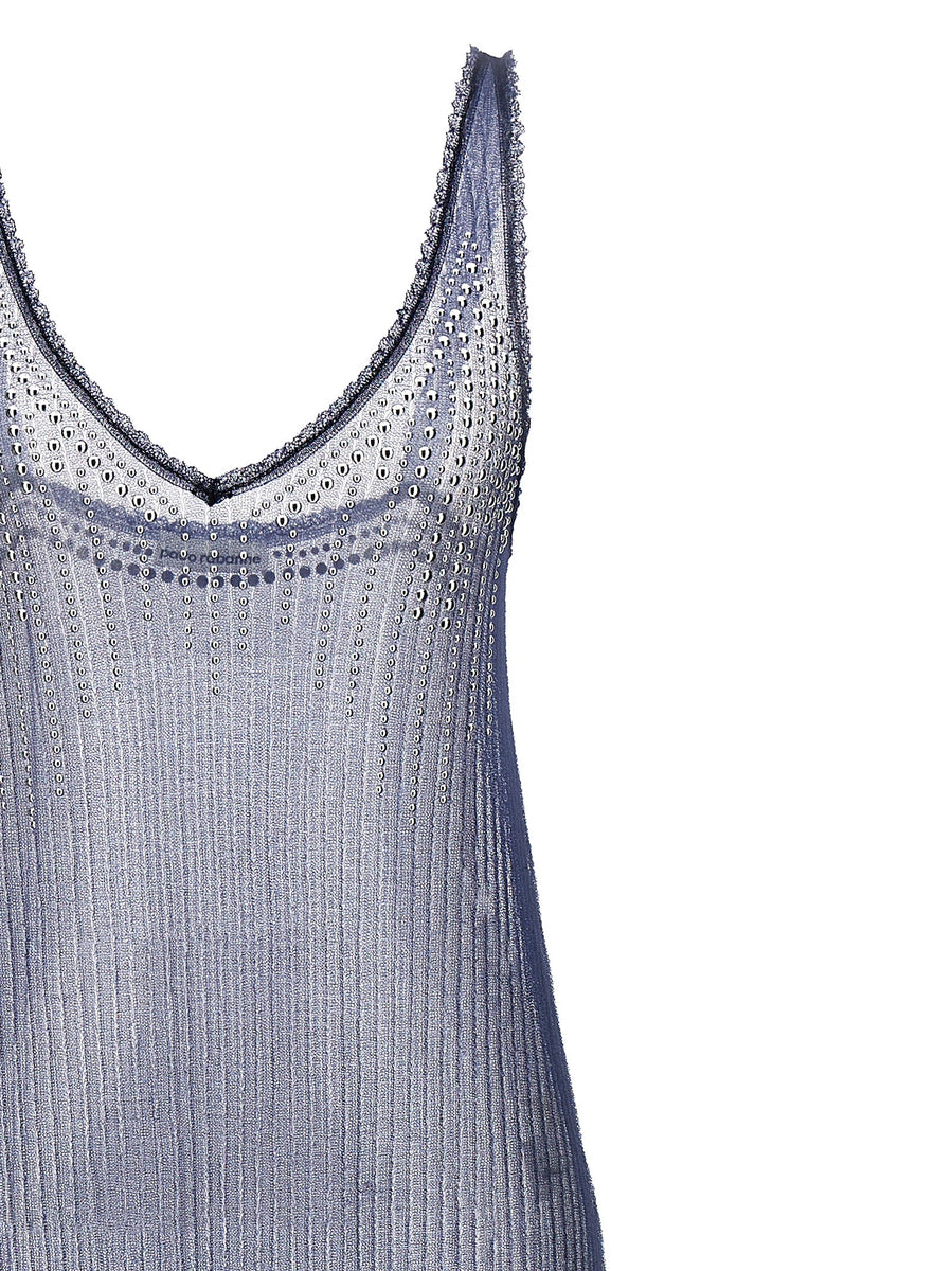 Paco Rabanne Studded Mesh Dress | Balardi