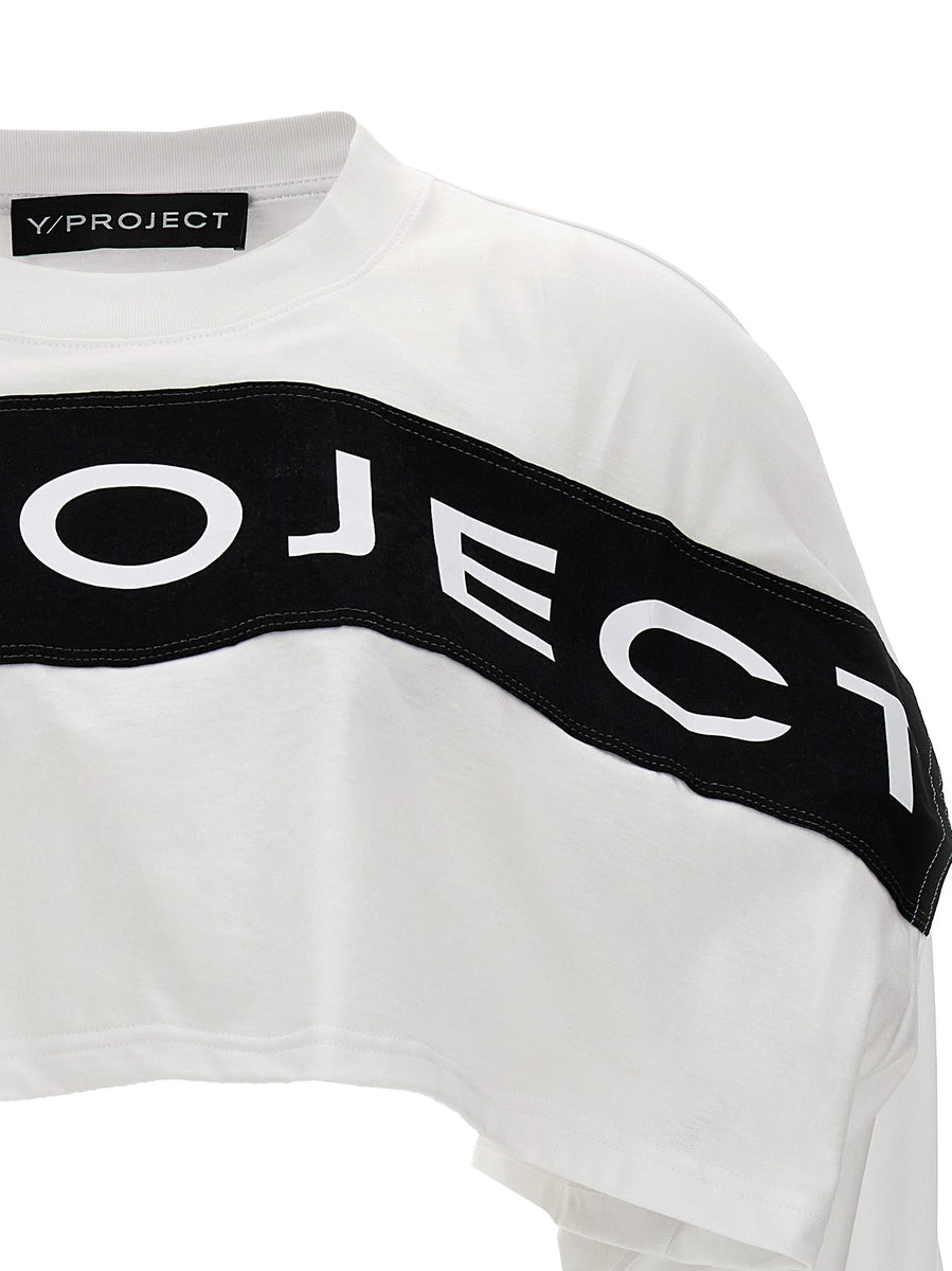 Y/Project Logo Crop T Shirt | Balardi