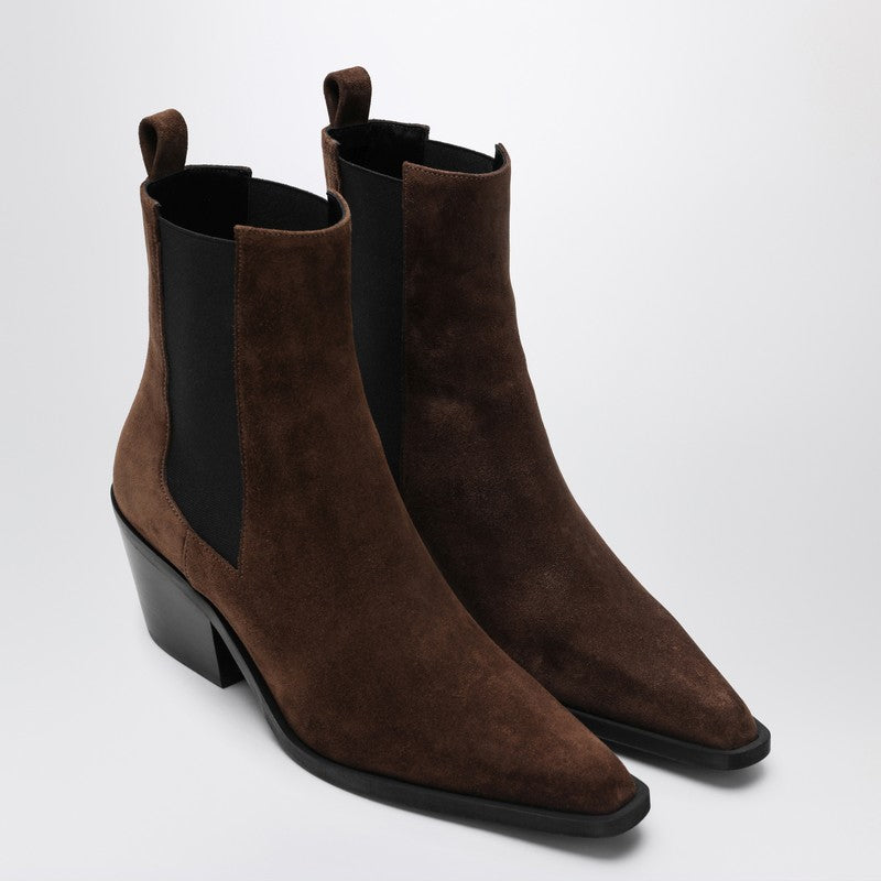 A.Emery The Leo Ankle Boots In Cognac Suede – Balardi