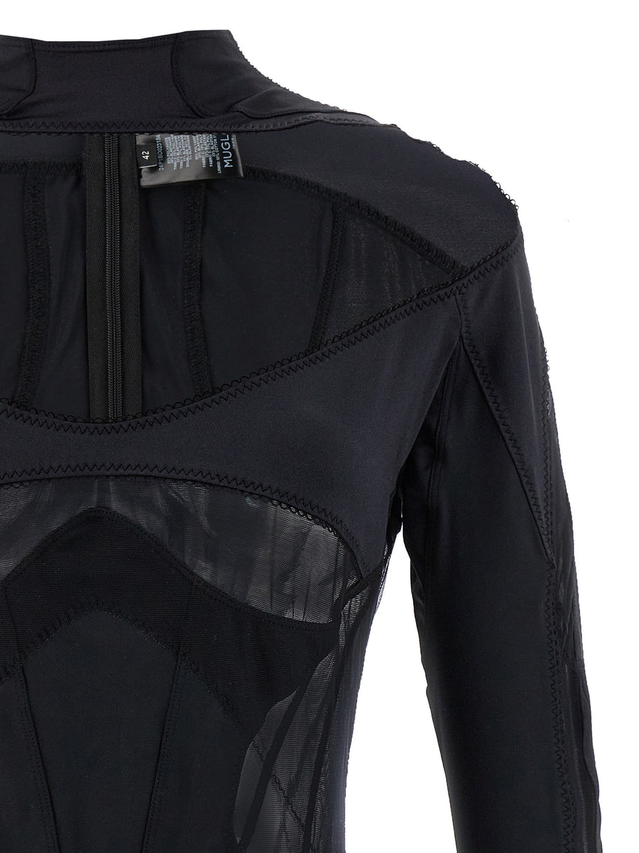 Mugler 'Multi Layer Lingerie' Bodysuit | Balardi