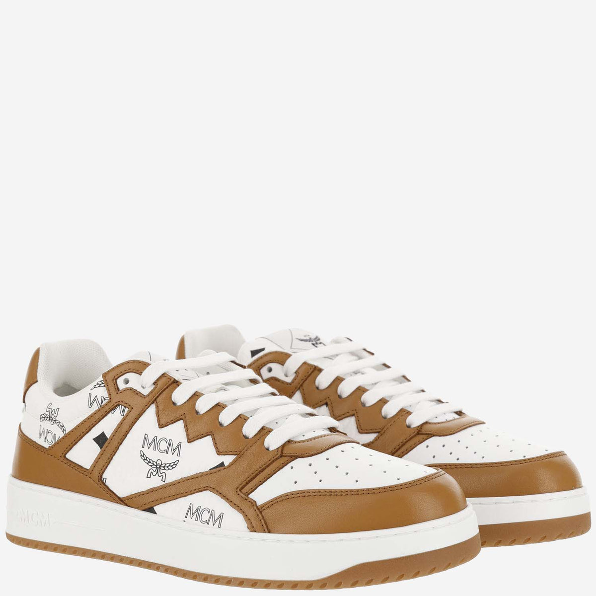 Mcm Leather Sneakers With Logo | Balardi