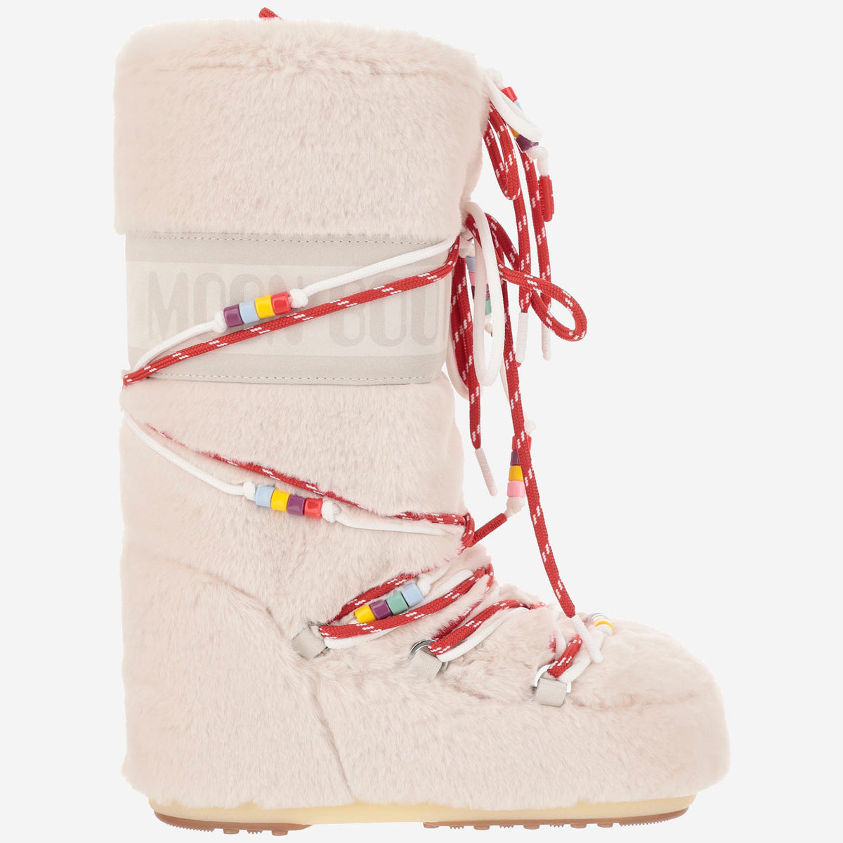 Moon Boot Moon Boot Tall Icon Faux Fur Beads | Balardi