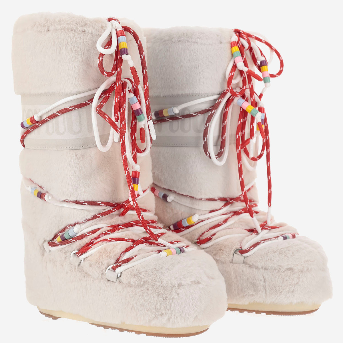 Moon Boot Moon Boot Tall Icon Faux Fur Beads | Balardi
