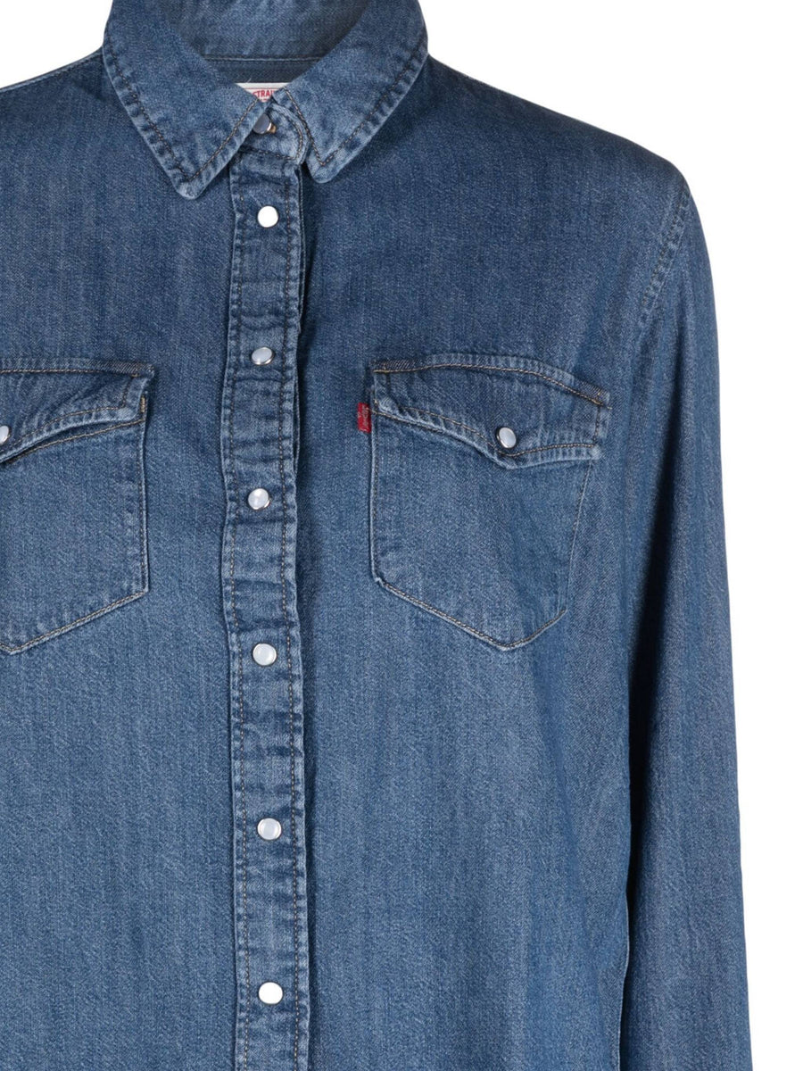 Levi's Western Iconic Indigo Denim Shirt | Balardi