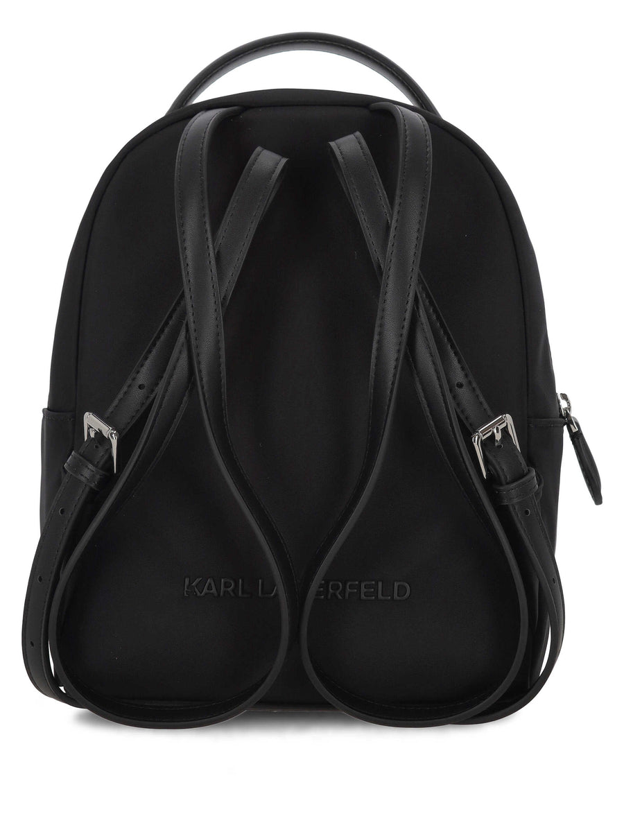 Karl Lagerfeld Black Sac à dos avec patch | Balardi