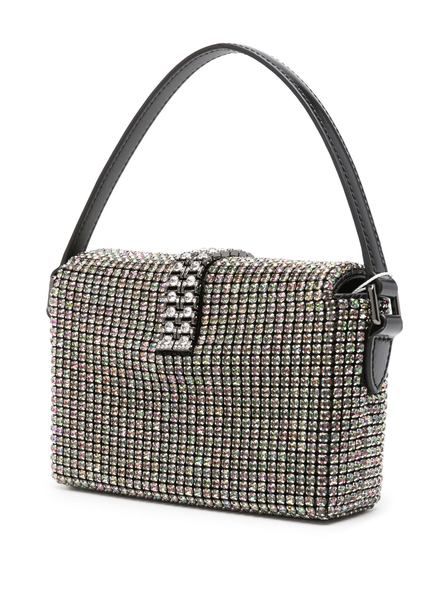 Self Portrait Multi Rhinestone Chainmail Micro Bag | Balardi