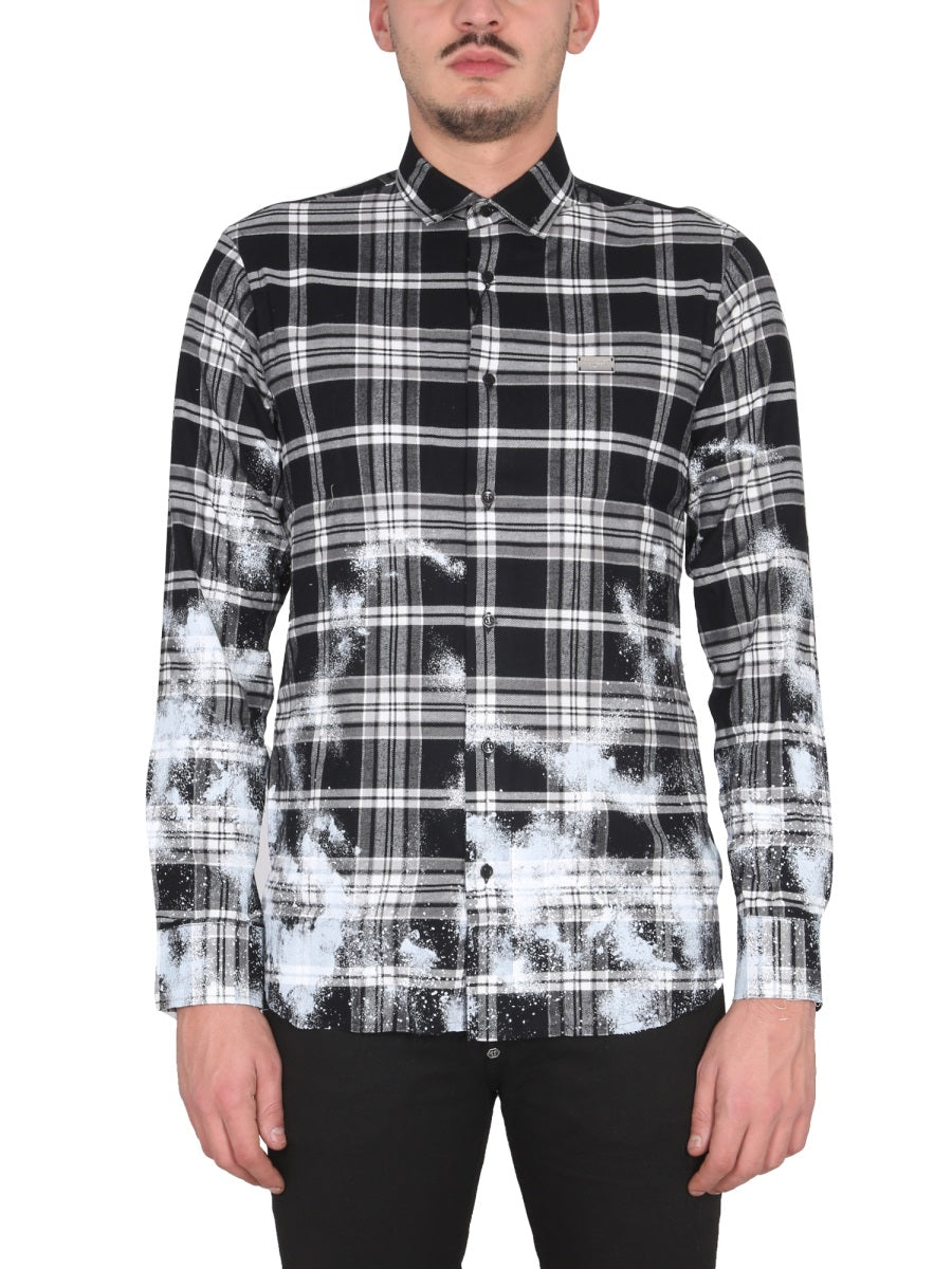 Philipp Plein Tartan Pattern Shirt – Balardi