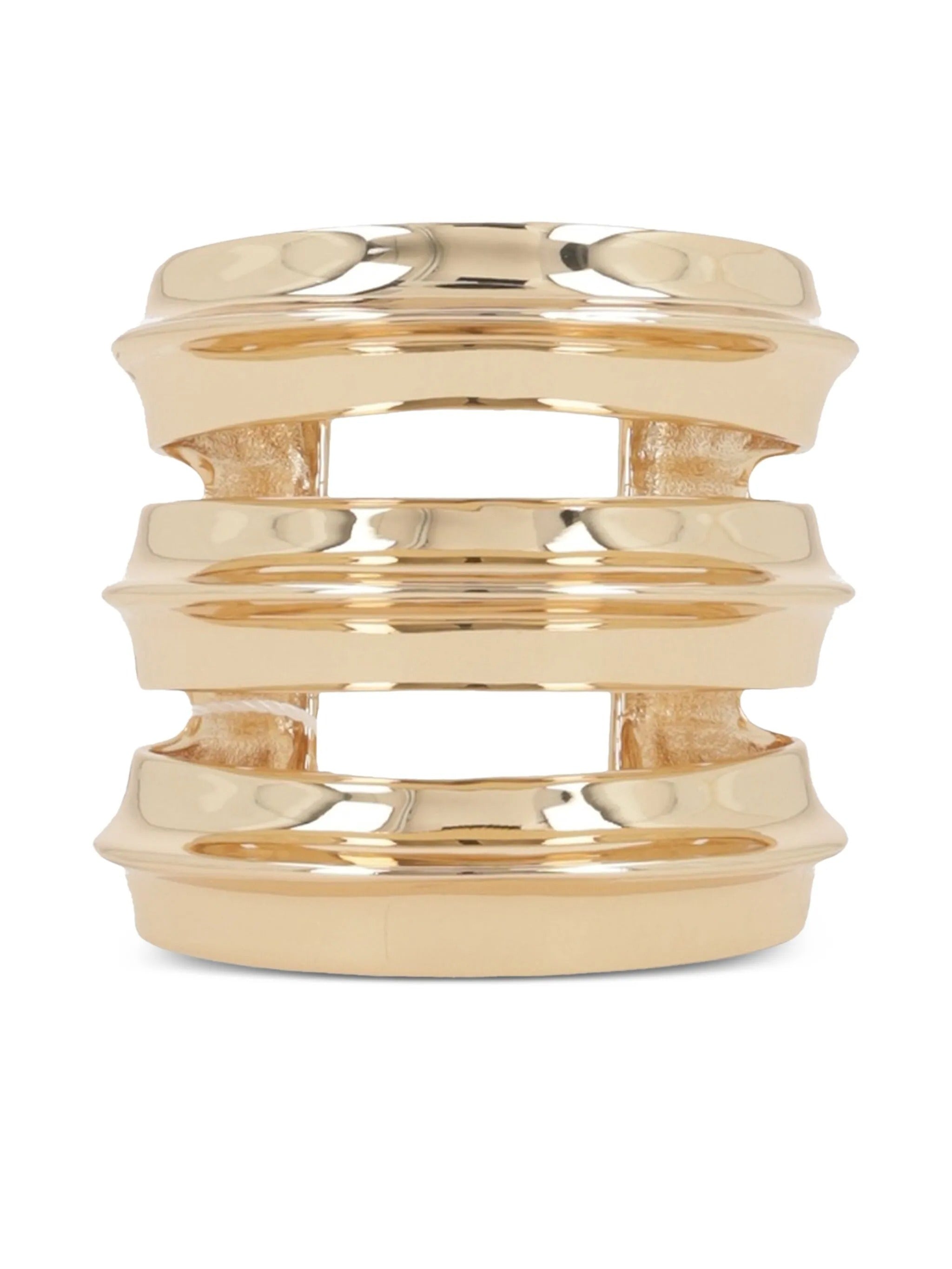 Self Portrait Gold Sculpted Double Cuff – Balardi