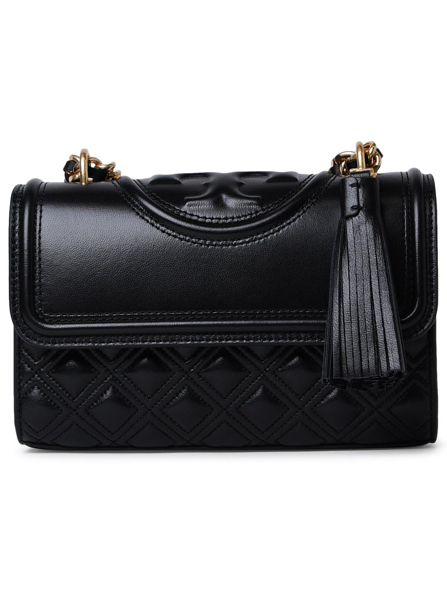 Tory Burch Fleming Black Lear Bag | Balardi