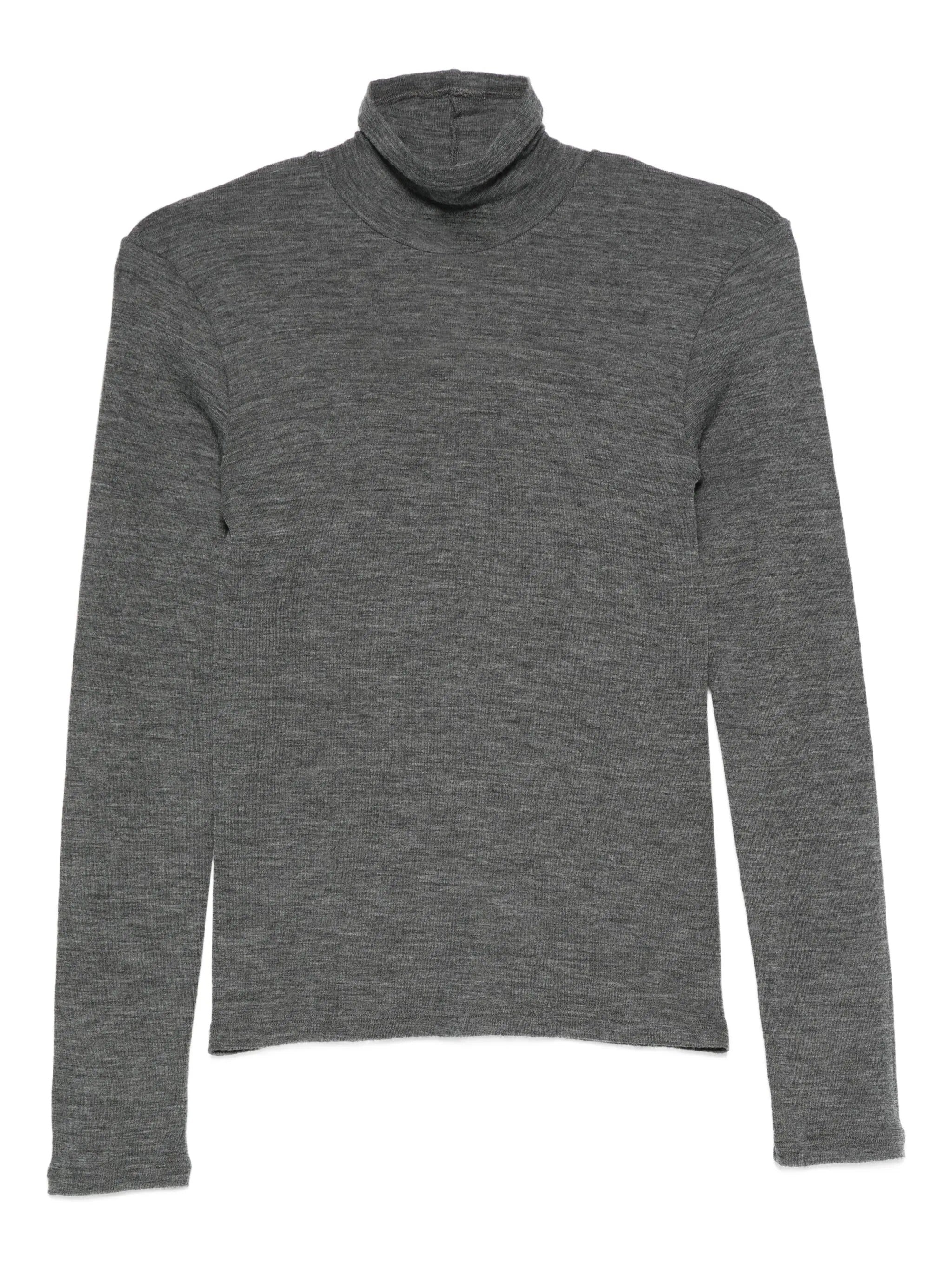 Forte Forte Wool Ribbed Jersey Turtleneck T Shirt – Balardi