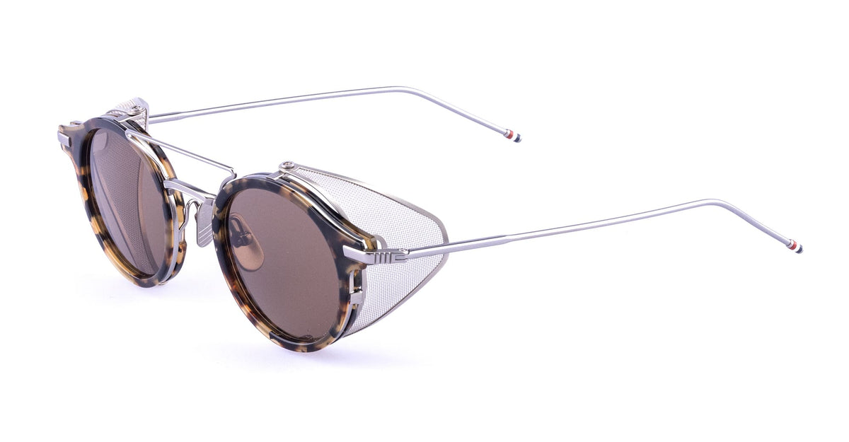 Thom Browne - Round with wide shield - dark brown | Balardi