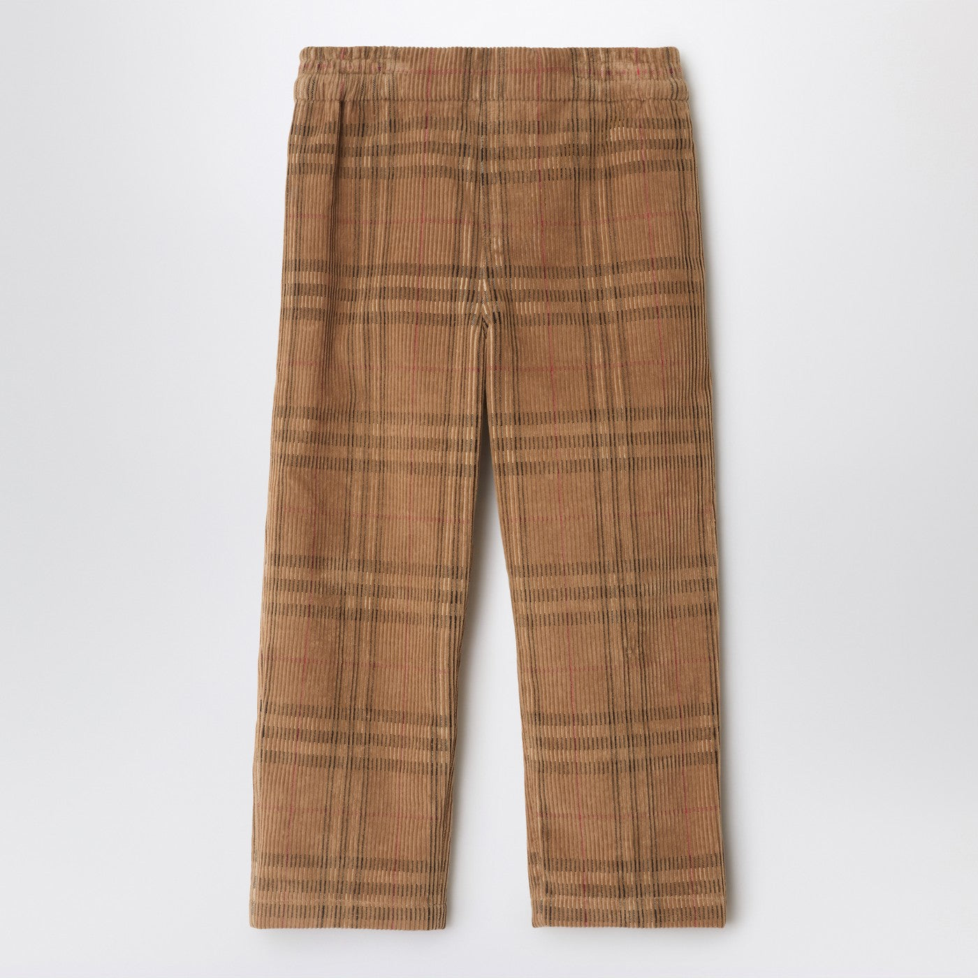 Burberry Check Pattern Trousers In Corduroy – Balardi