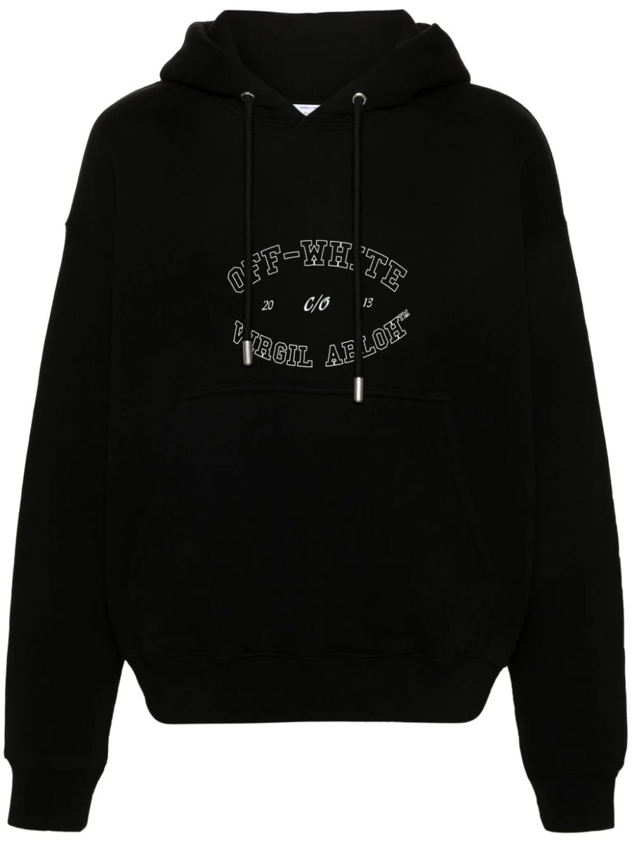 Off White Felpa Con Cappuccio | Balardi
