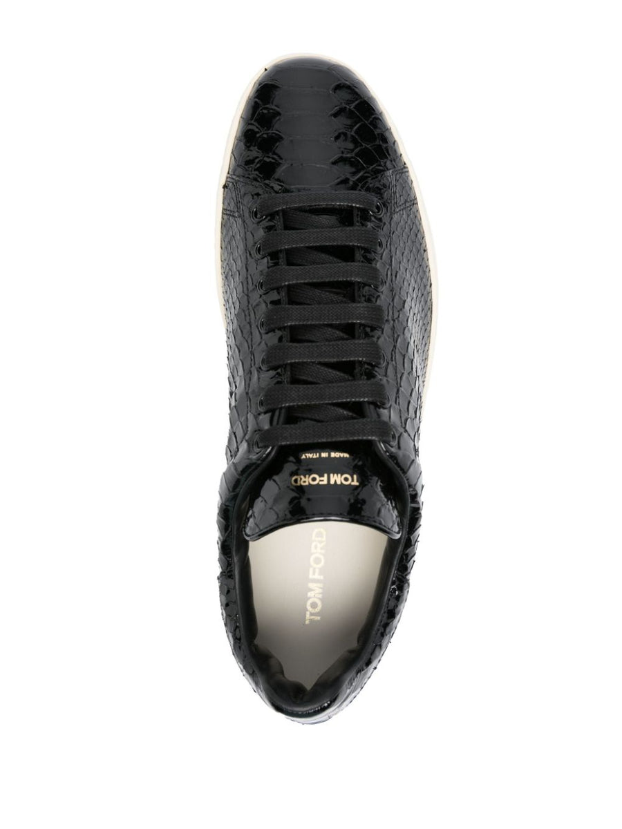 Tom Ford Patent Python Warwick Sneakers | Balardi