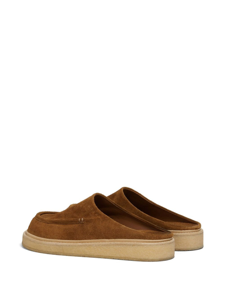Marni Clogs In Calfskin Suede | Balardi