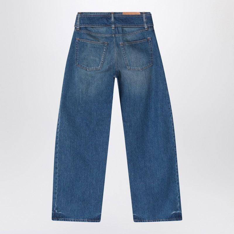 Acne Studios Washed Out Blue Belted Jeans | Balardi
