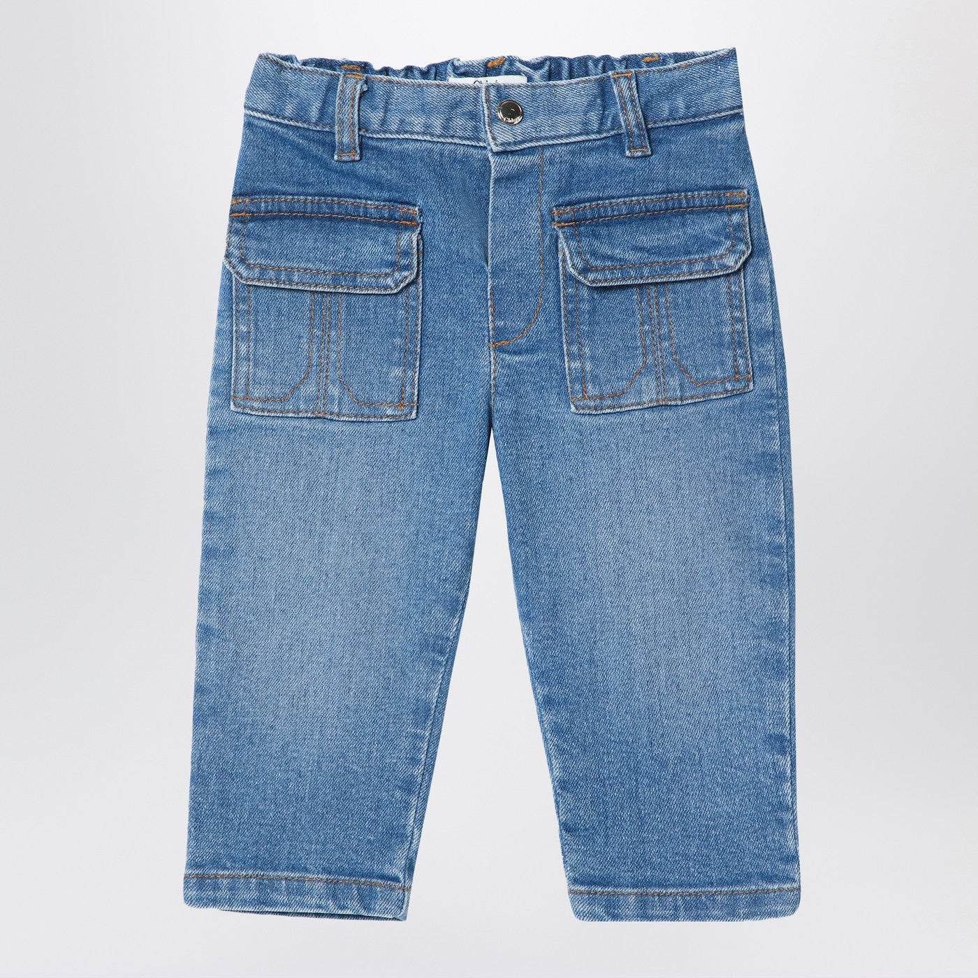 Chloé Blue Washed Effect Jeans – Balardi