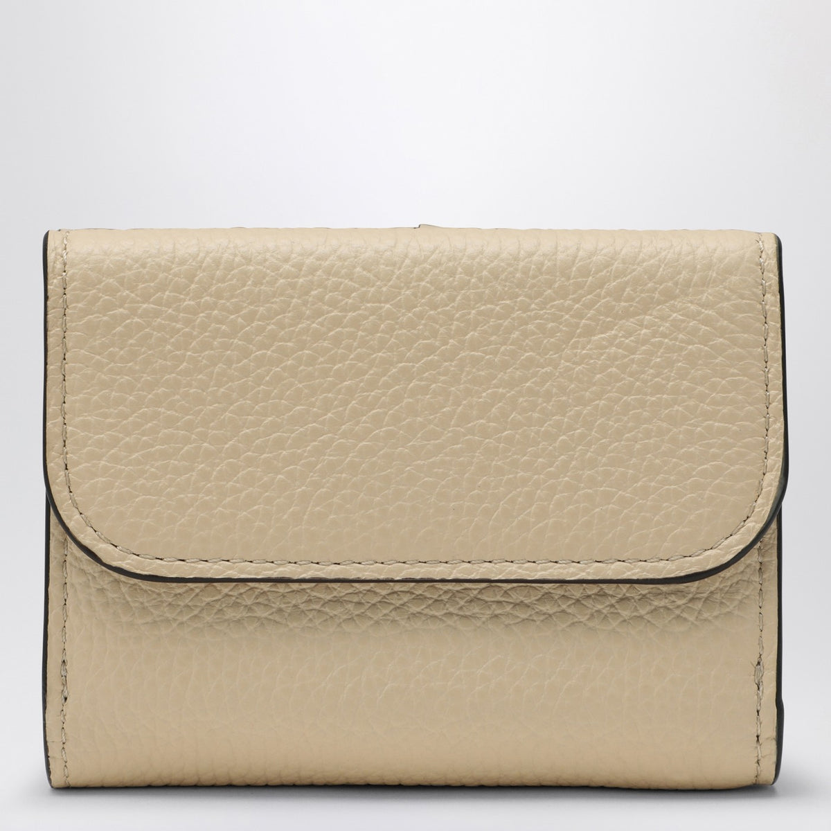Chloé Alphabet Mini Trifold Beige Wallet | Balardi