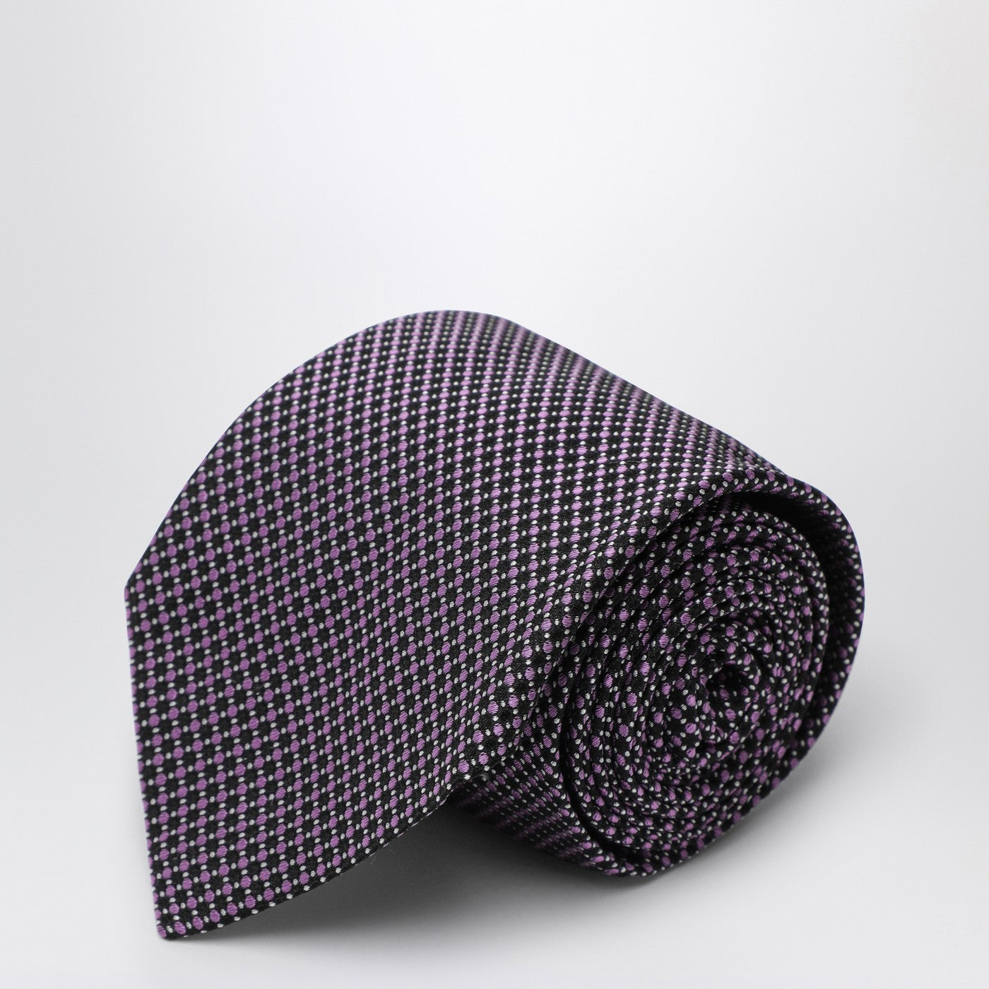 Destin Purple Polka Dot Silk Tie – Balardi