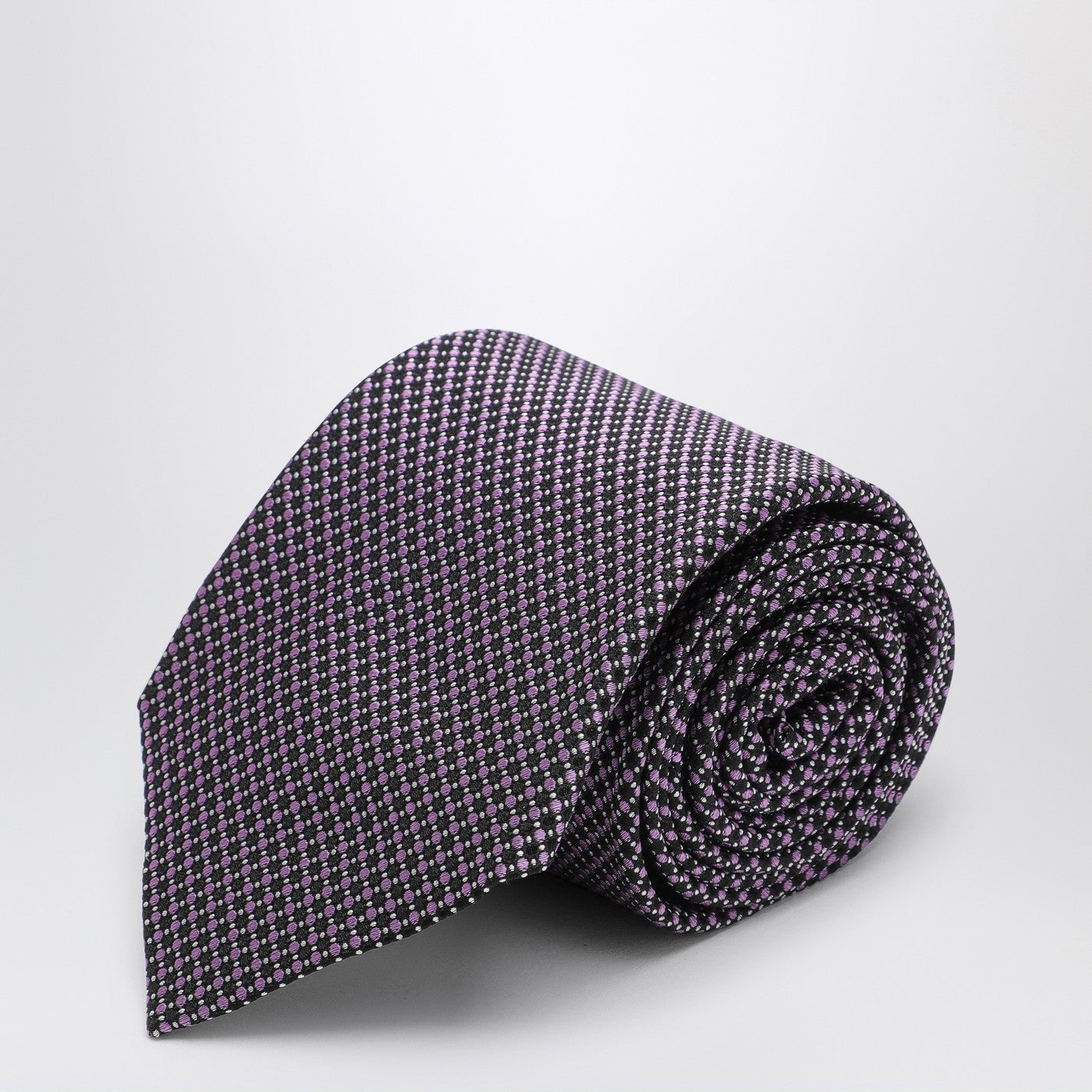 Destin Purple Polka Dot Silk Tie – Balardi