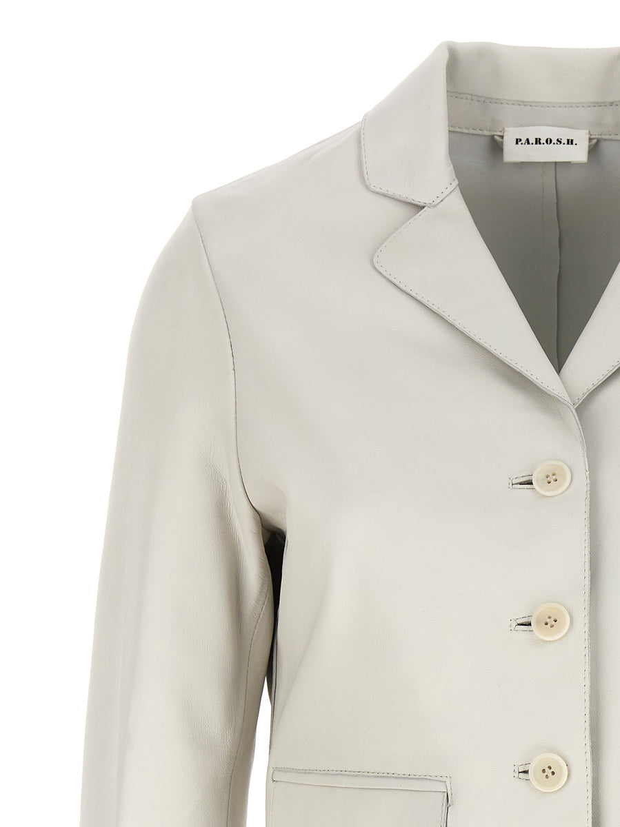 P.A.R.O.S.H. Leather Blazer | Balardi
