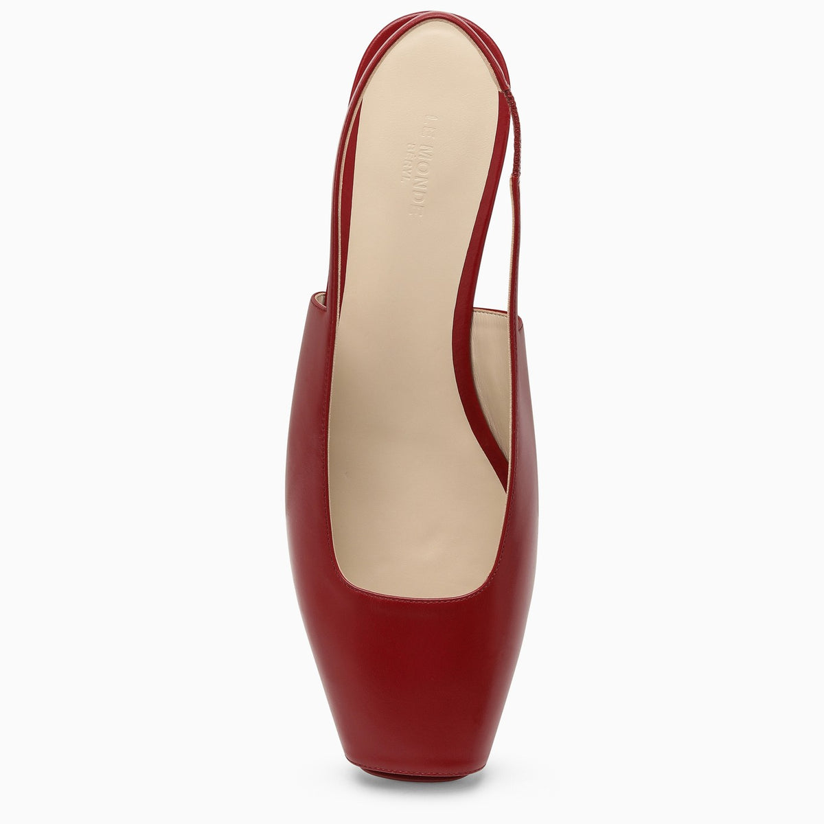 Le Monde Beryl Low Red Leather Sandal | Balardi