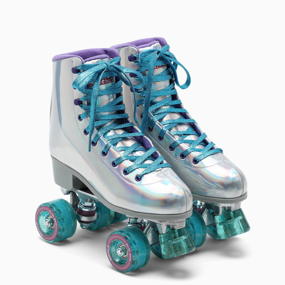 Impala Skate Silver Holographic Roller Skates | Balardi