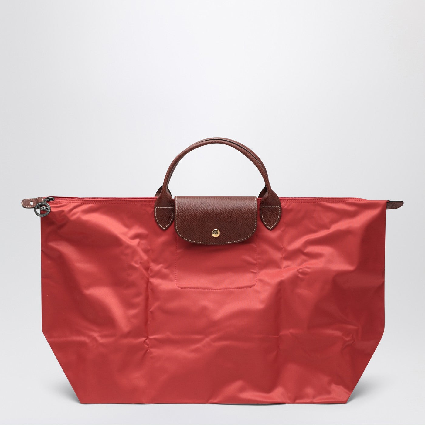 Longchamp Travel Bag Tomato Red Le Pliage Original S – Balardi