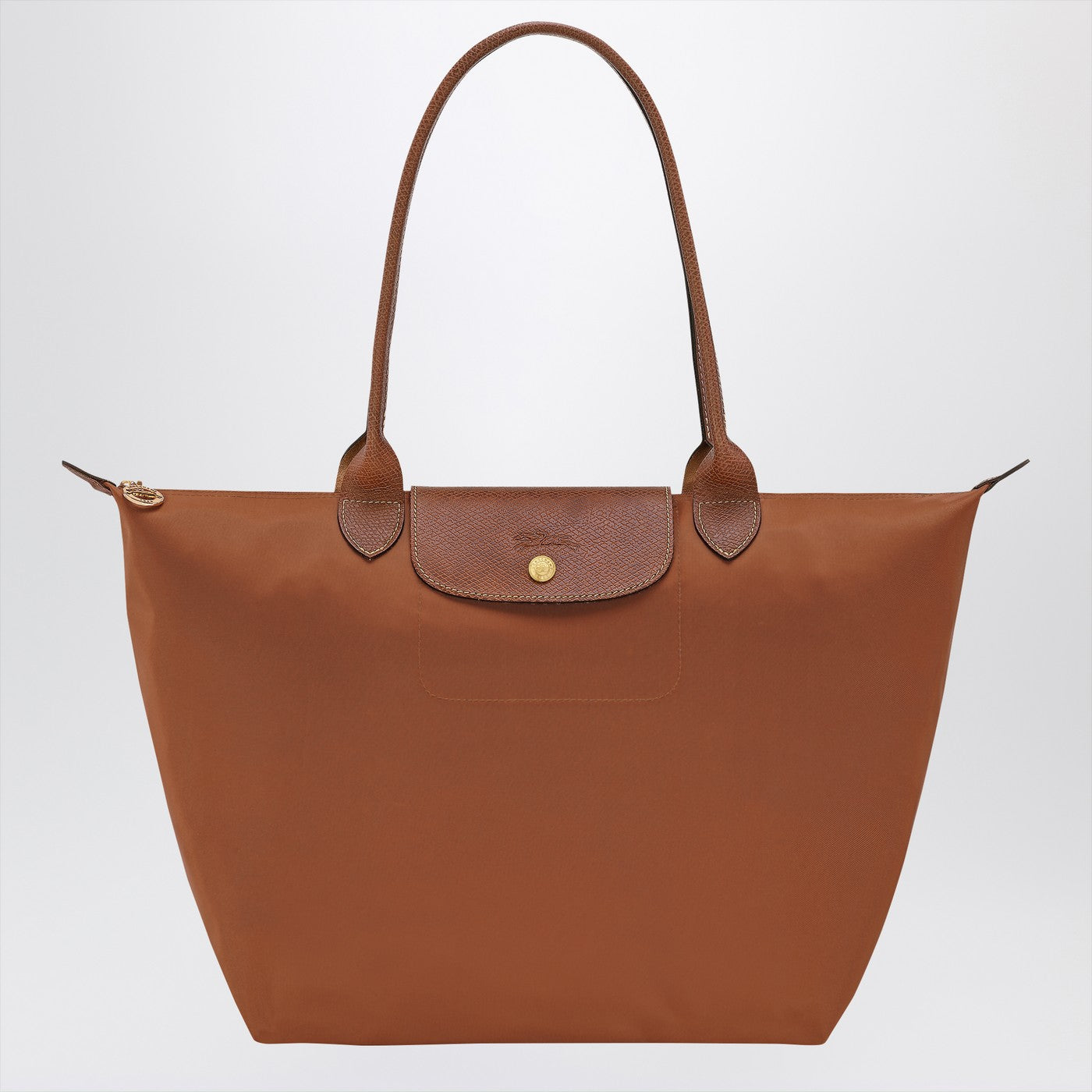 Longchamp Cognac Coloured Le Pliage Original L Bag – Balardi