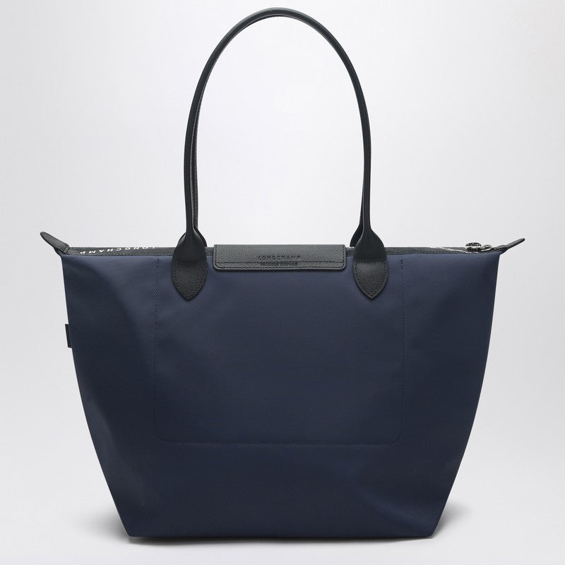 Longchamp Navy Blue Recycled Canvas L Le Pliage Energy Bag | Balardi