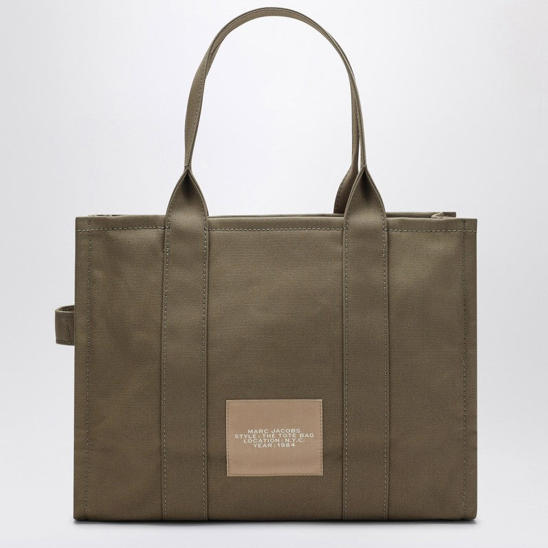 Marc Jacobs Slate Green Canvas Large Tote Bag | Balardi