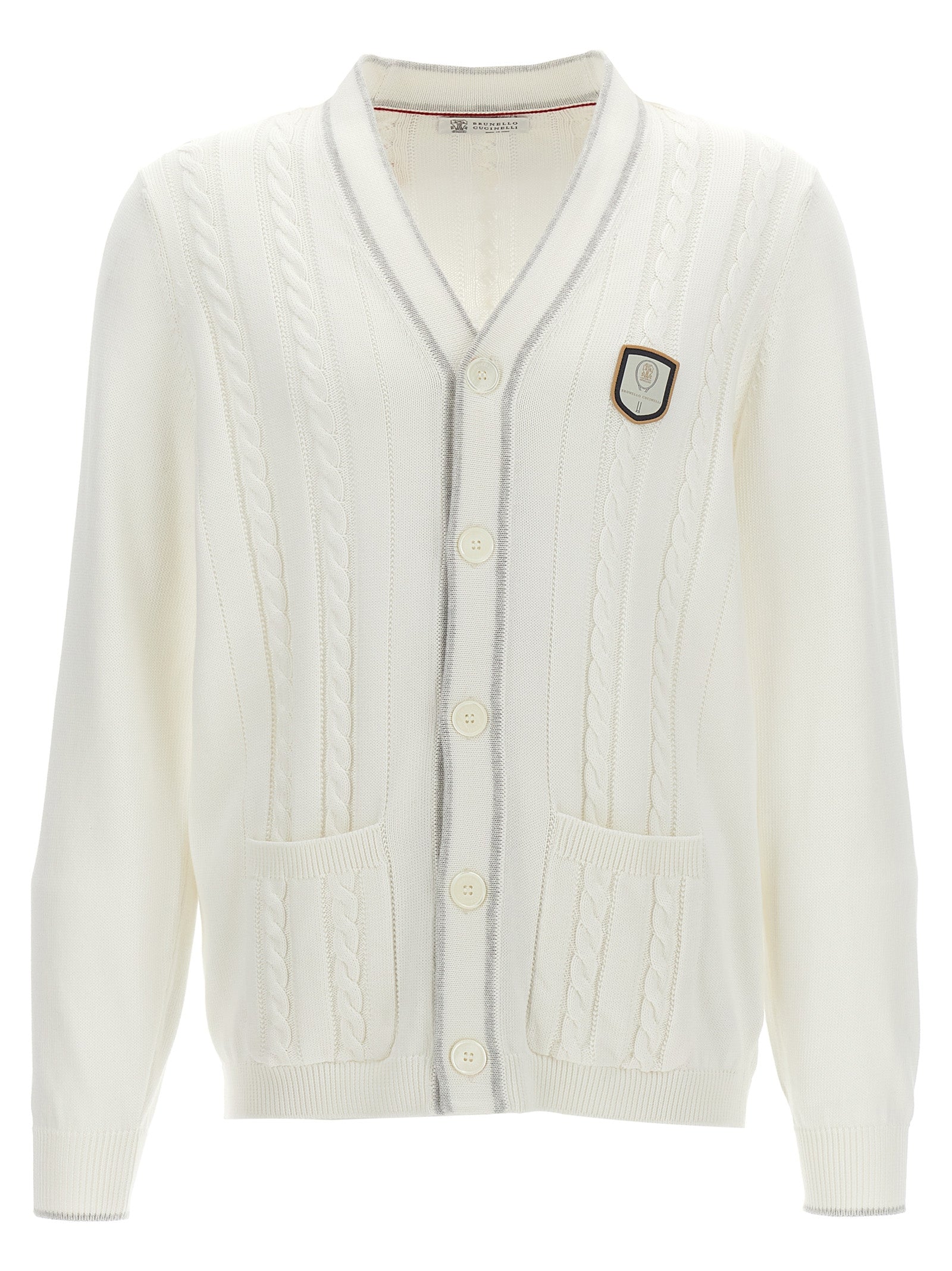 Brunello Cucinelli Logo Patch Cardigan – Balardi