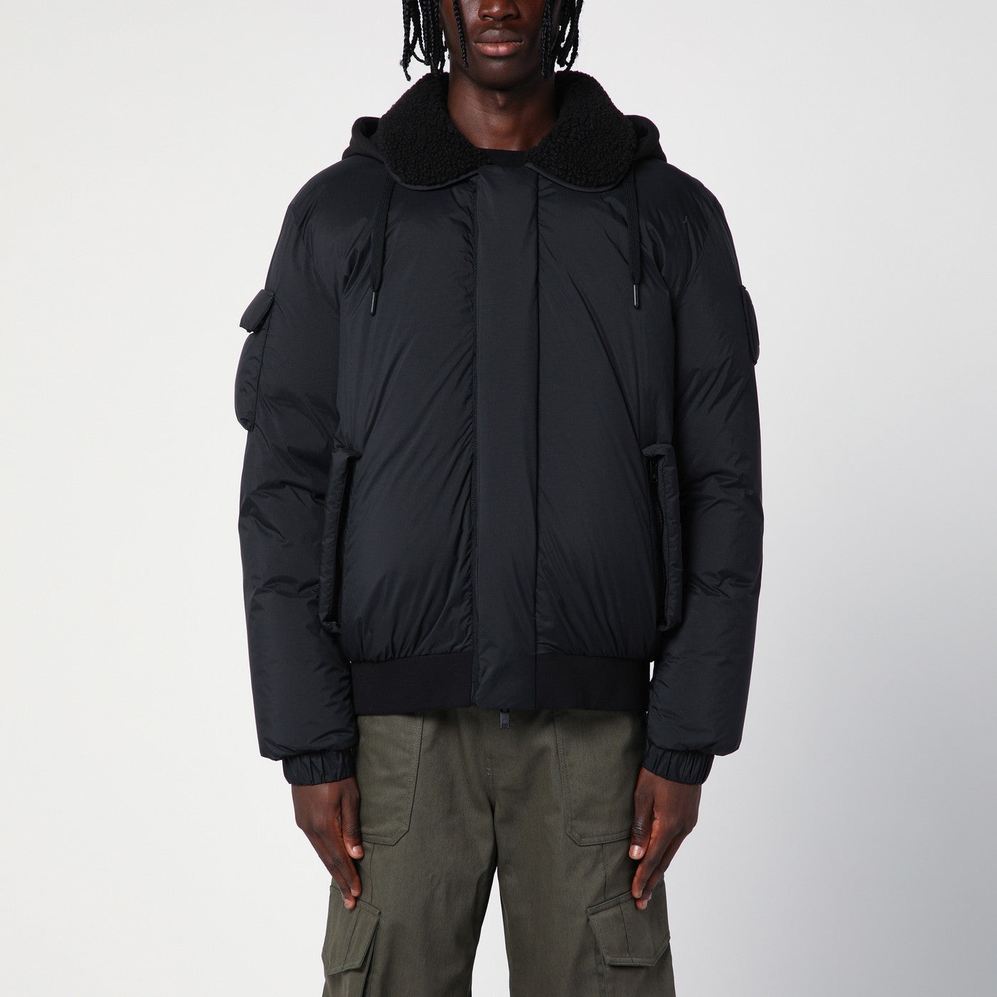 Moose Knuckles Bruce Black Nylon Bomber Jacket – Balardi