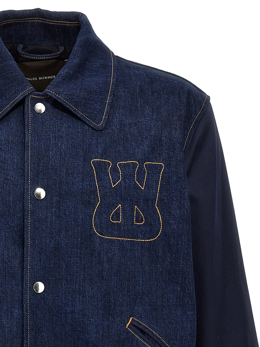 Wales Bonner 'The Echo Denim Varsity' Jacket | Balardi