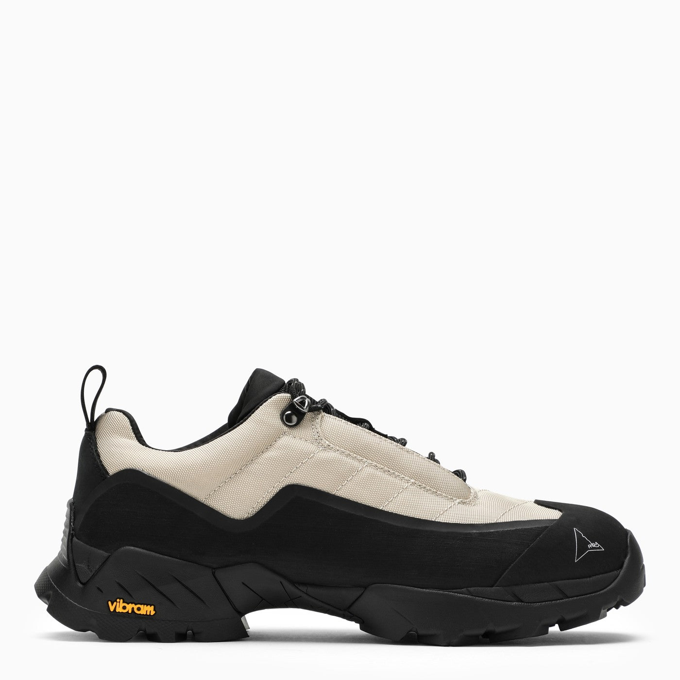 Roa Low Sand/Black Canvas Trainer – Balardi