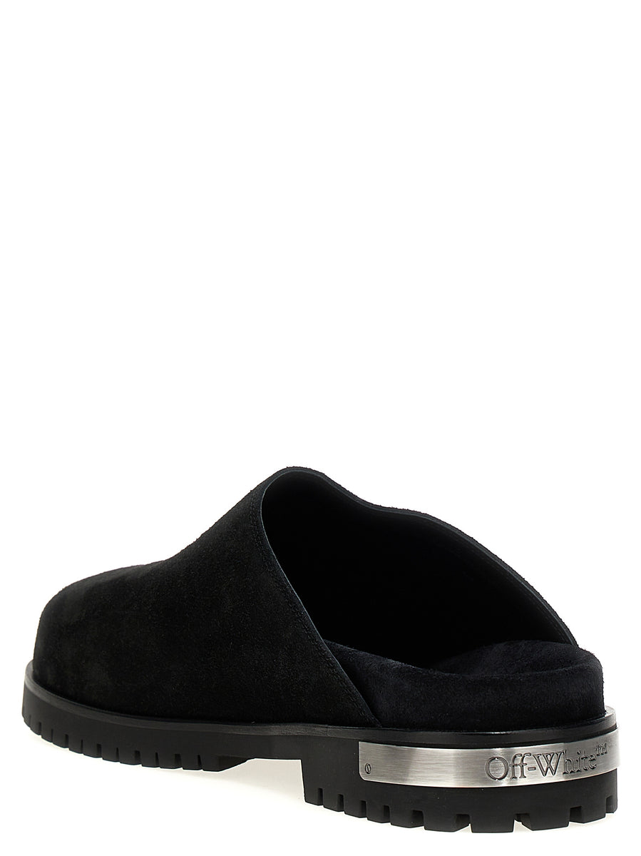 Off White 'Metal Logo' Clogs | Balardi